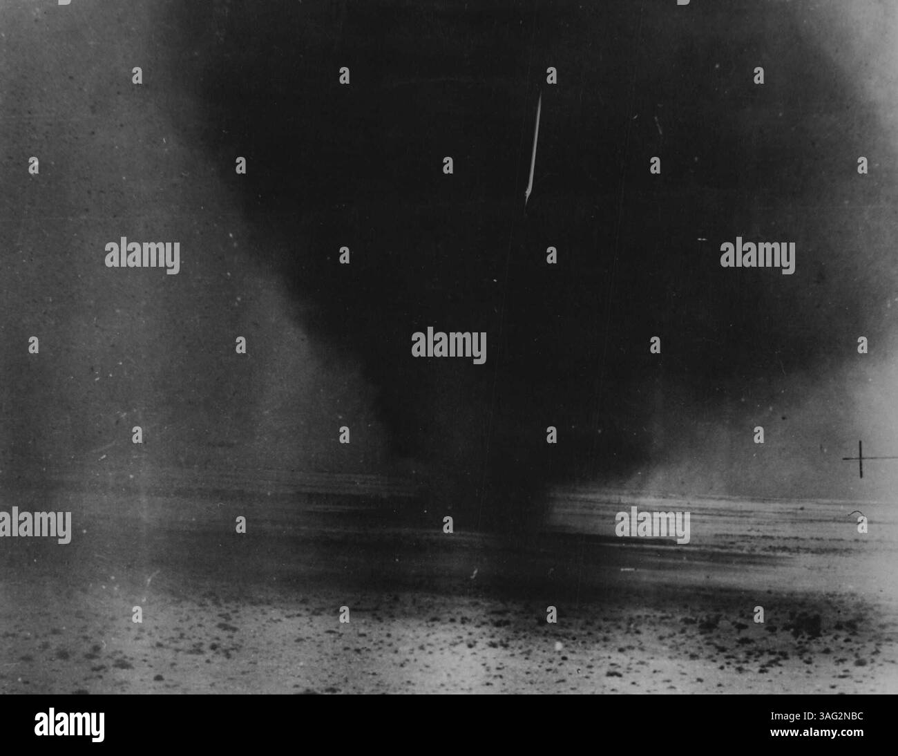 An enemy supply train was wrecked by light bombers of the South African ...