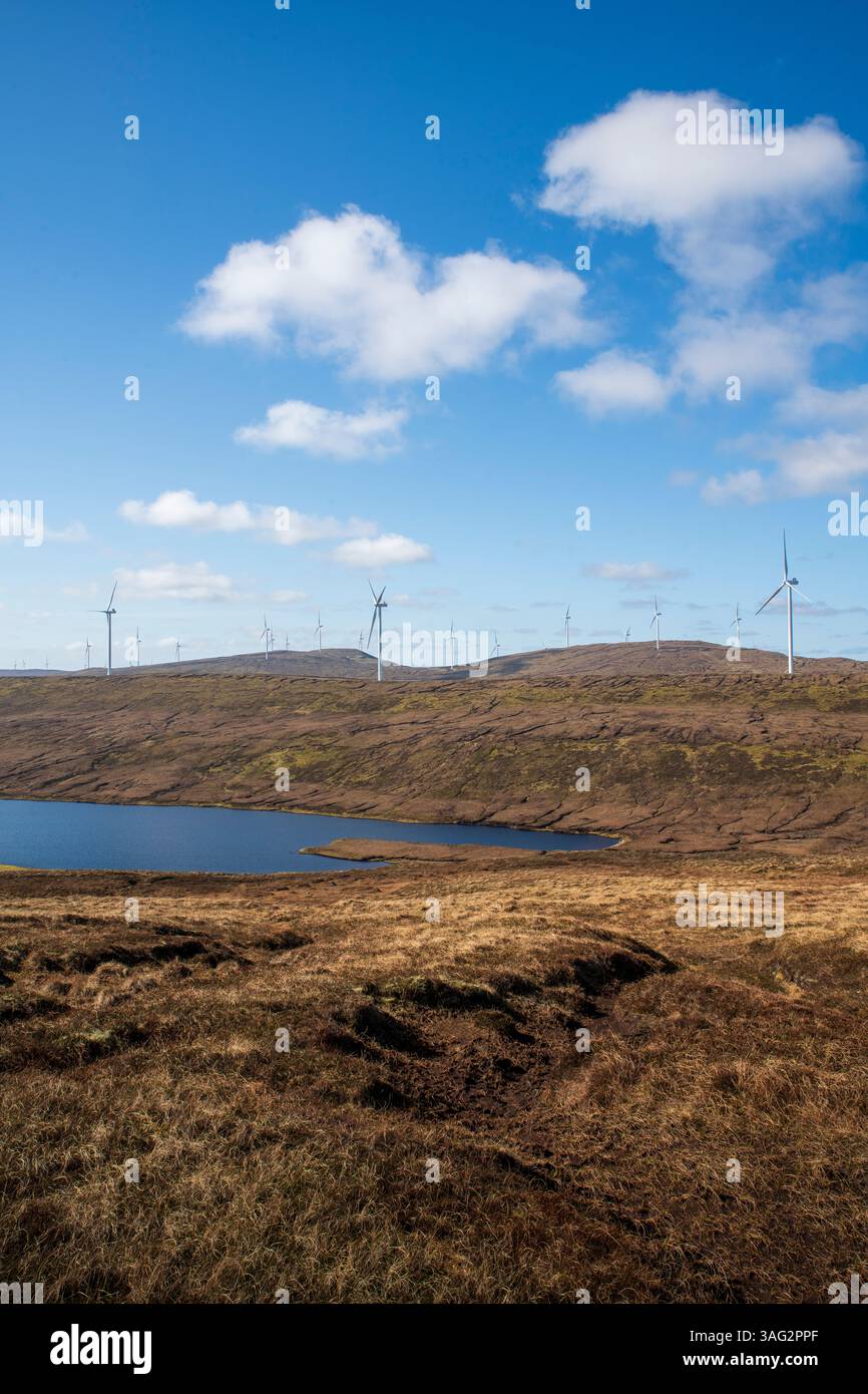 Viking Wind Farm consisting of 103 wind turbines constructed by SSE on ...
