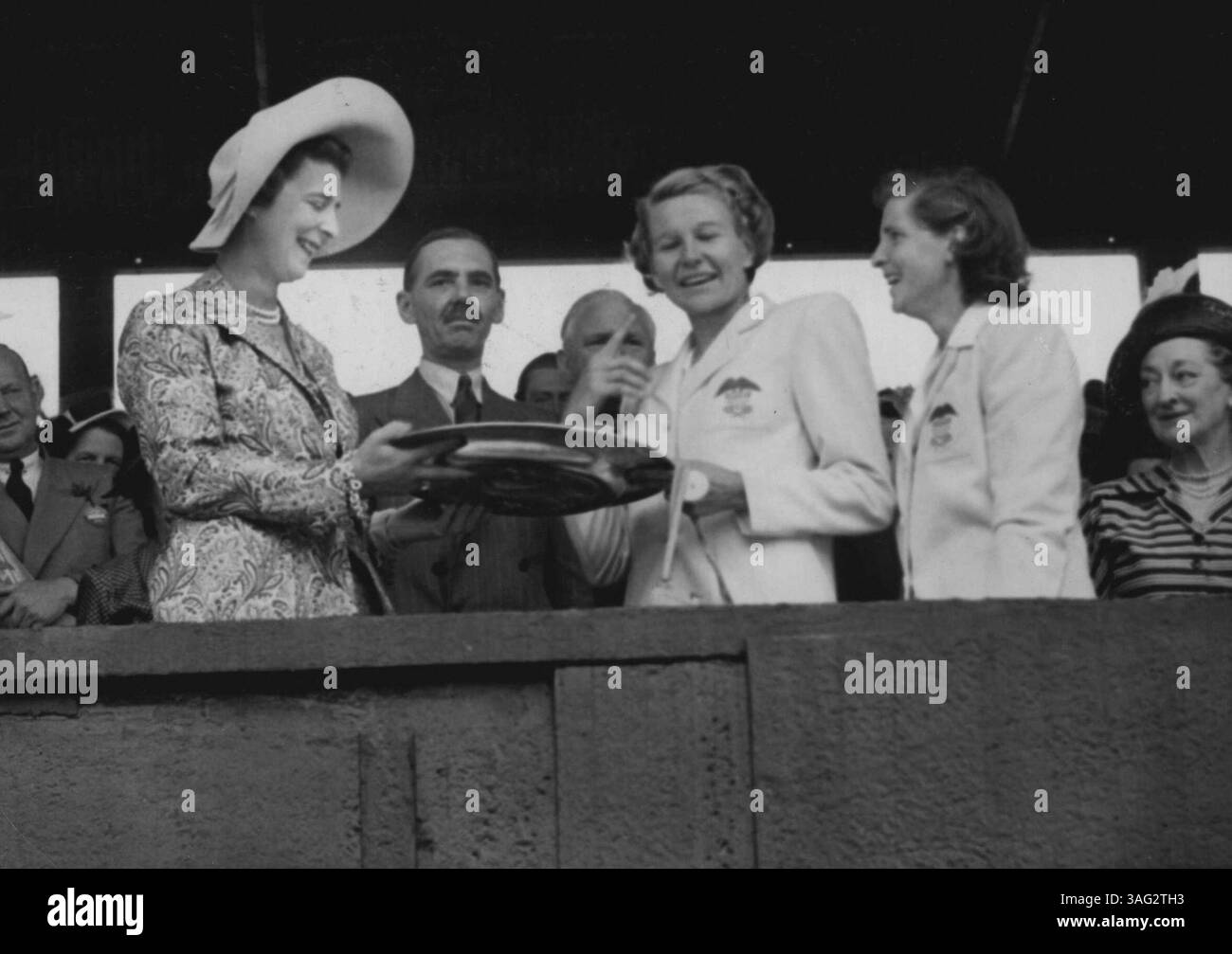 Wimbledon Lawn Tennis. Louise Brough of Beverley Hills, California, U.S ...
