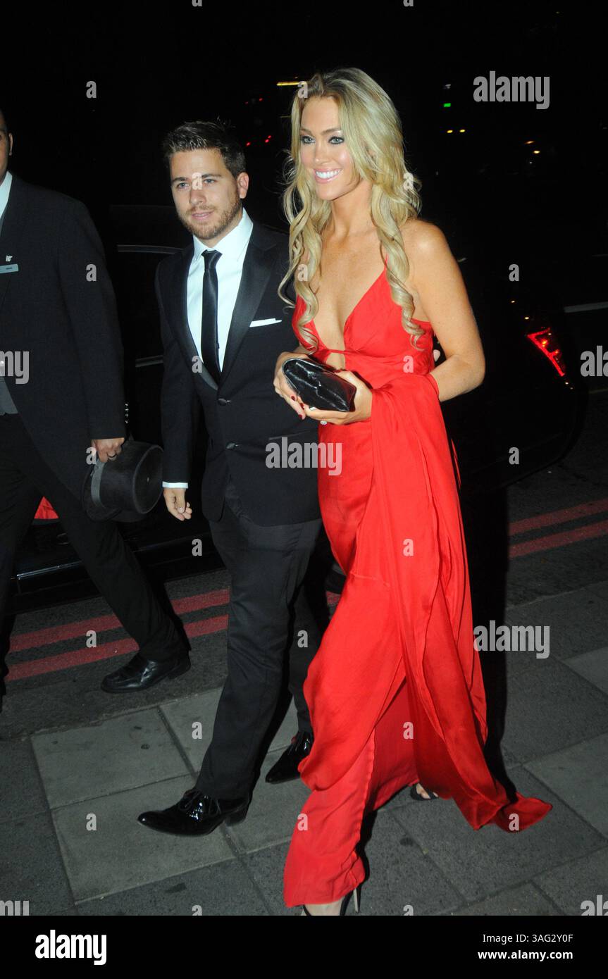 Guests at the 175 year Anti-Slavery Ball at the Grosvenor Hotel, London ...