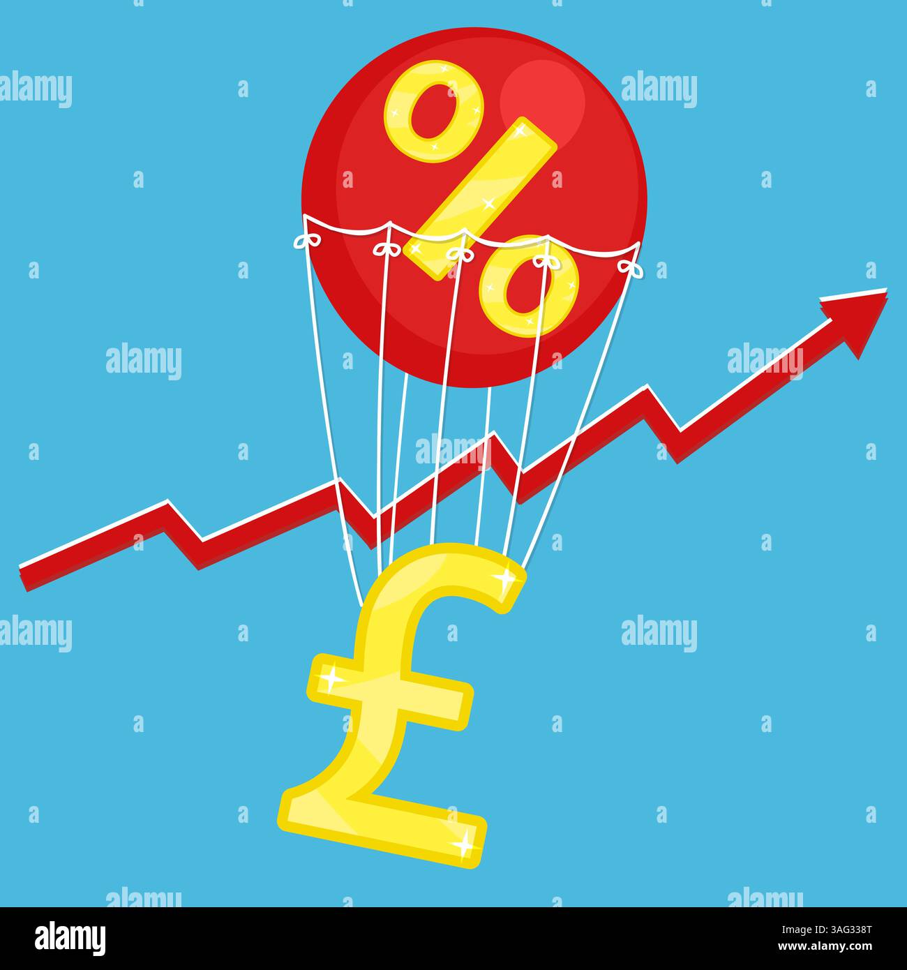 Balloon pound symbol Stock Vector Images - Alamy