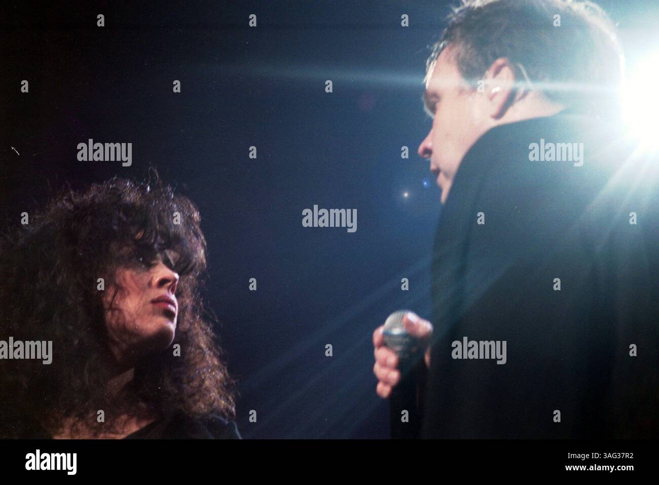 Dec 22, 2001; Cologne, Germany; Singers PATTI RUSSO & MEALOAF ...