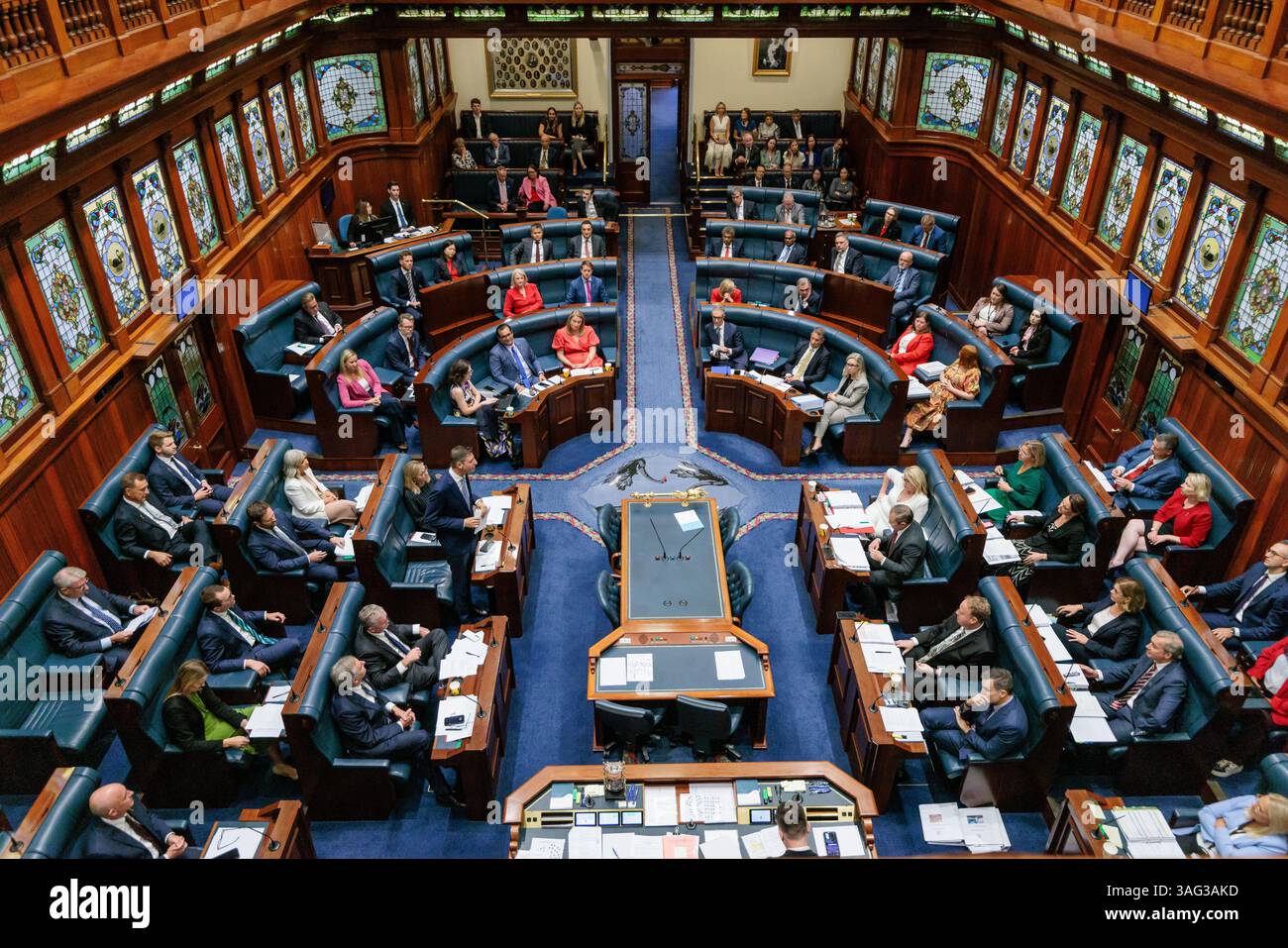 A general view in the Legislative Assembly during Question Time after ...