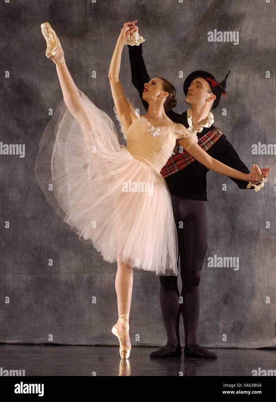 Kirsten Bloom, left, and Jack Hansen, right, demonstarte one of teh ...
