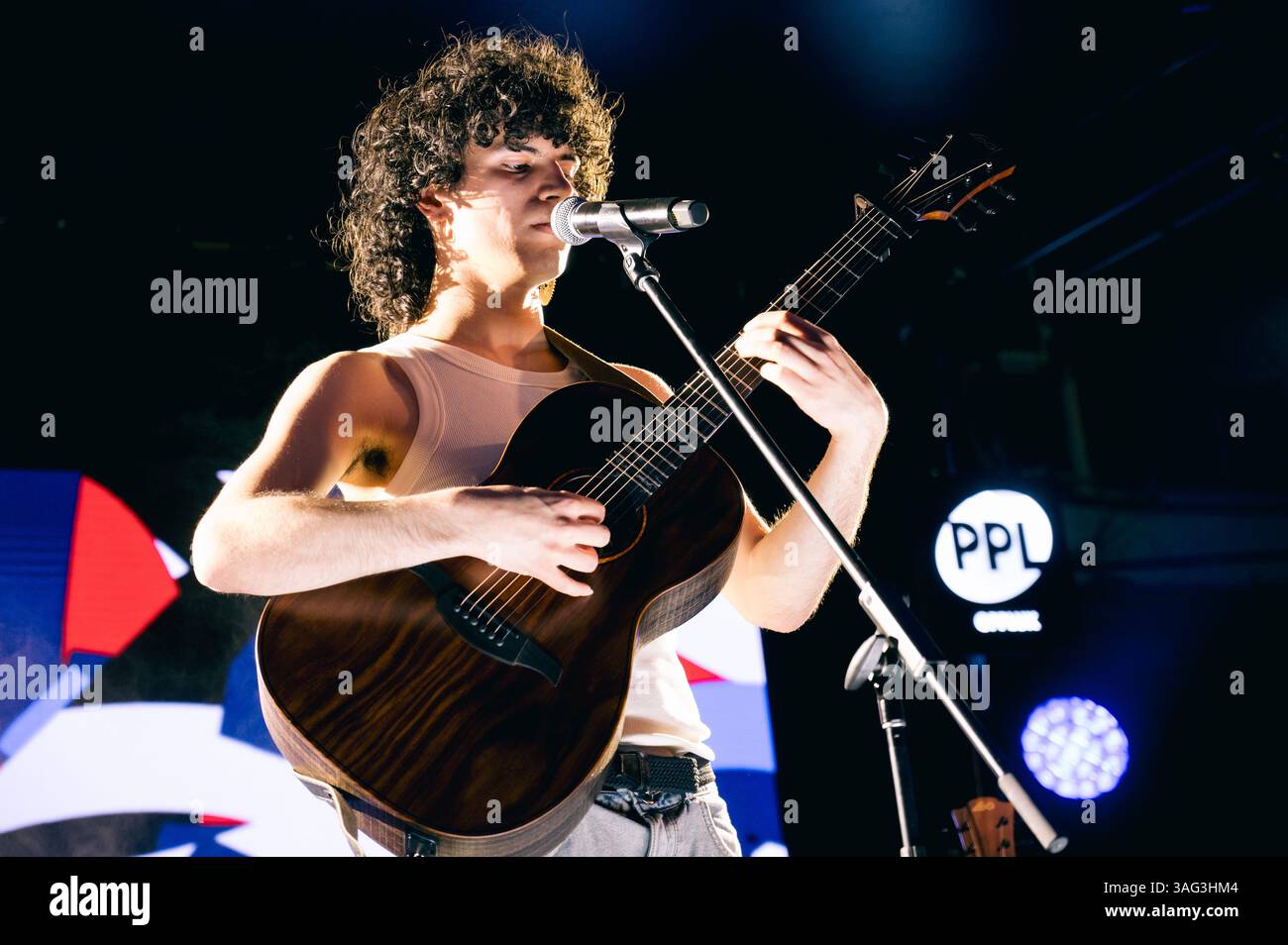 Jacob Alon performs at the British Music Embassy during SXSW 2025 in ...