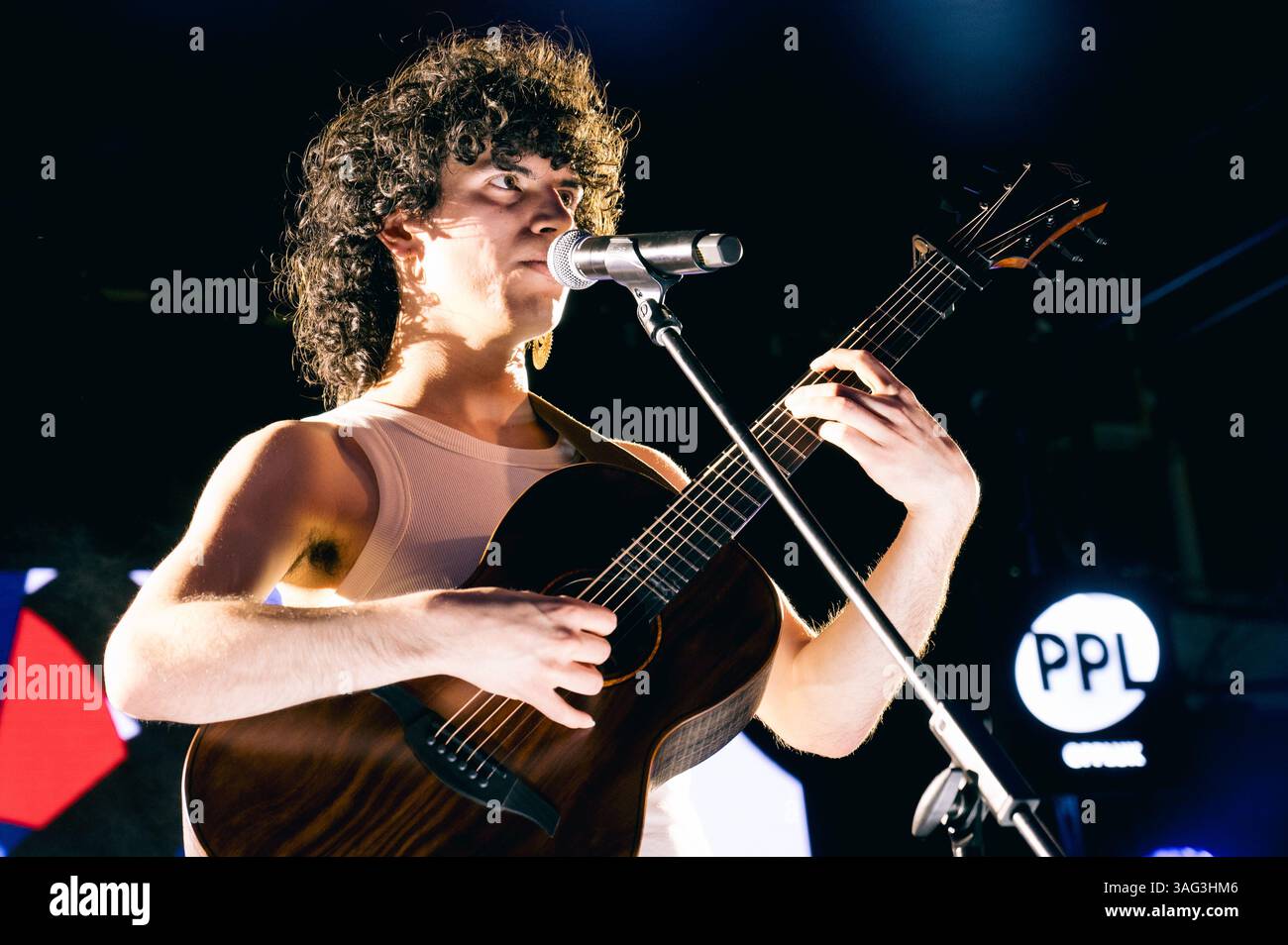 Jacob Alon performs at the British Music Embassy during SXSW 2025 in ...