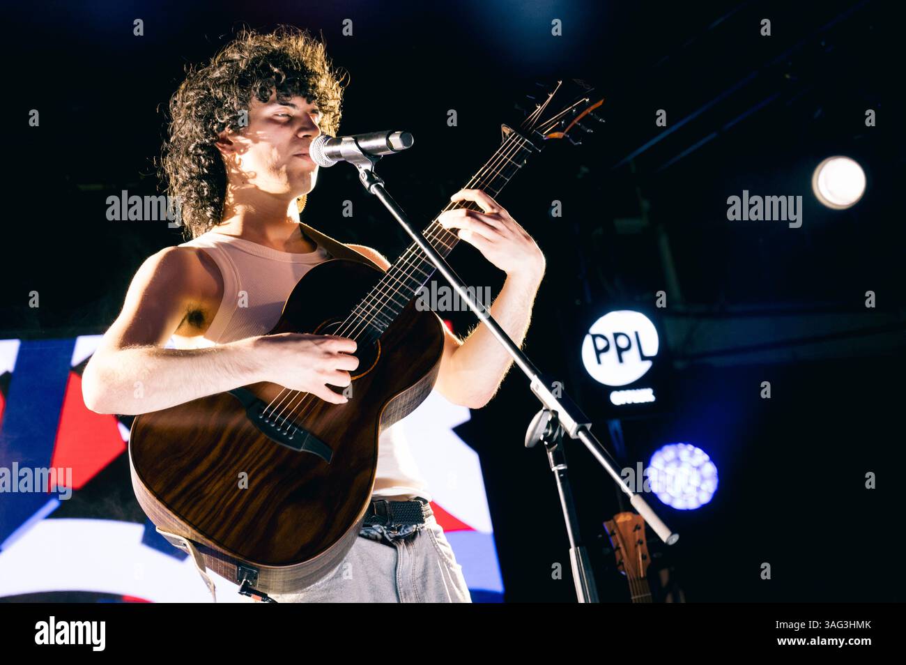Jacob Alon performs at the British Music Embassy during SXSW 2025 in ...