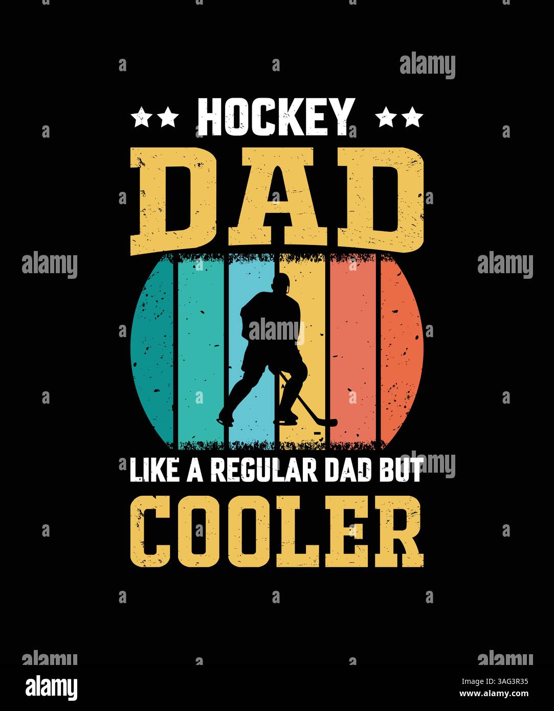 Hockey fan father Stock Vector Images - Alamy