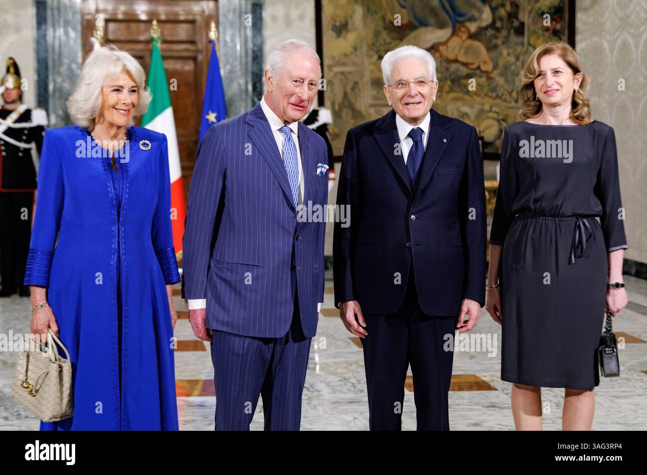 Roma, Italia. 08th Apr, 2025. Il presidente della Repubblica Sergio ...