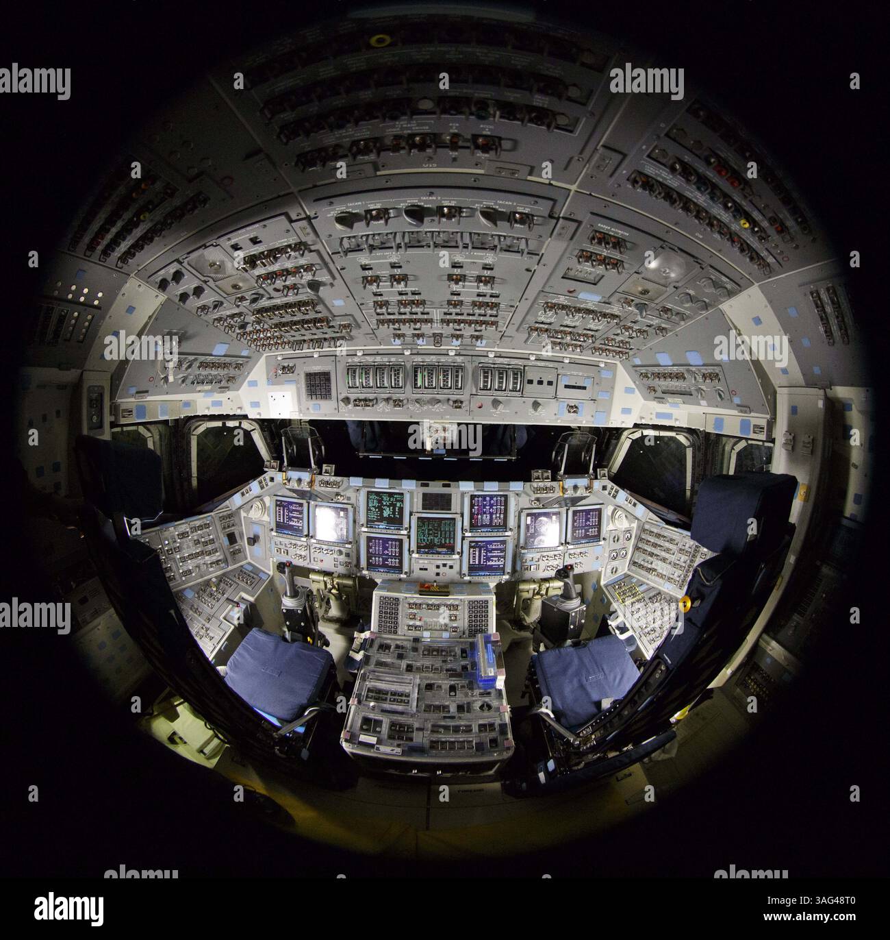 Inside Space Shuttle Background