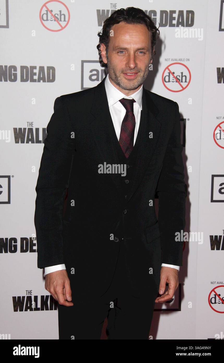Oct. 4, 2012 - Los Angeles, California, U.S. - Actor ANDREW LINCOLN ...