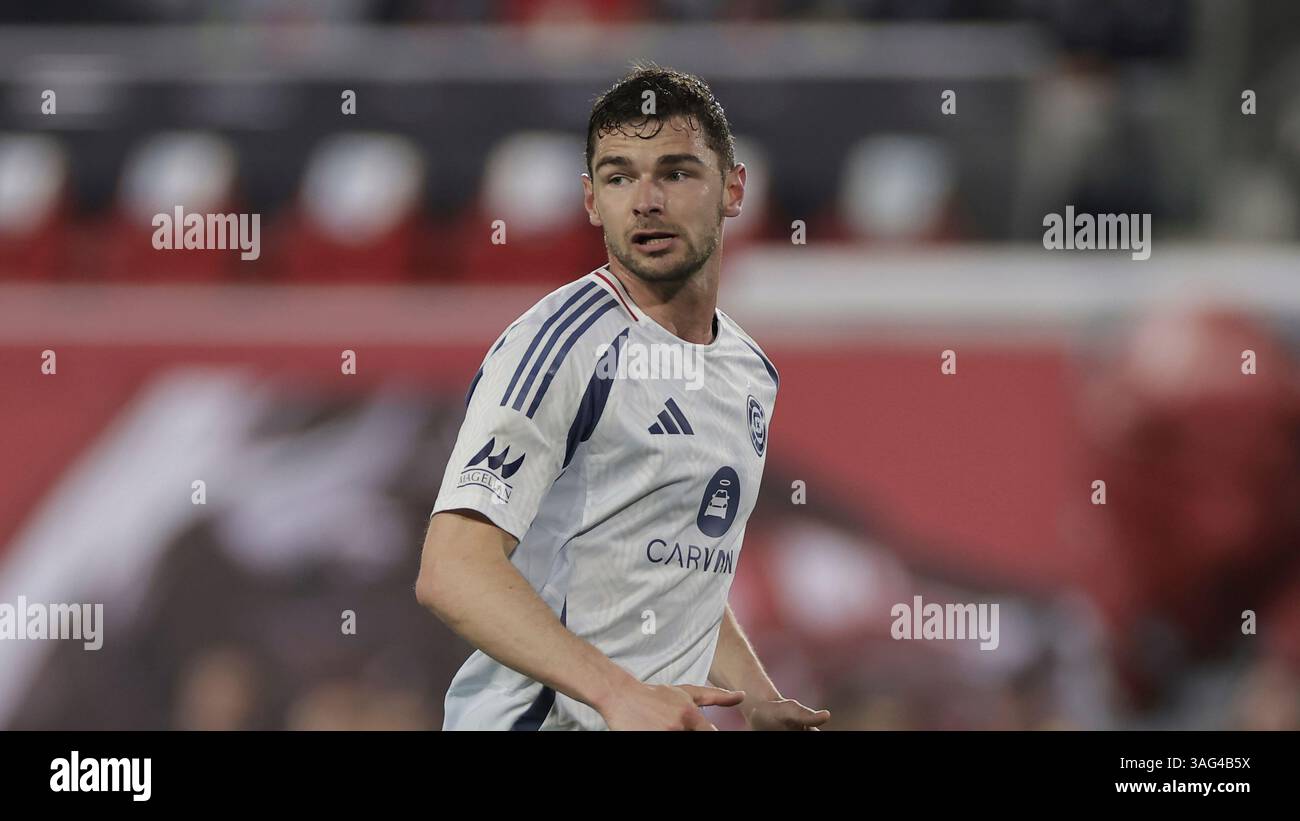 Chicago Fire forward Hugo Cuypers (9) during an MLS soccer match ...