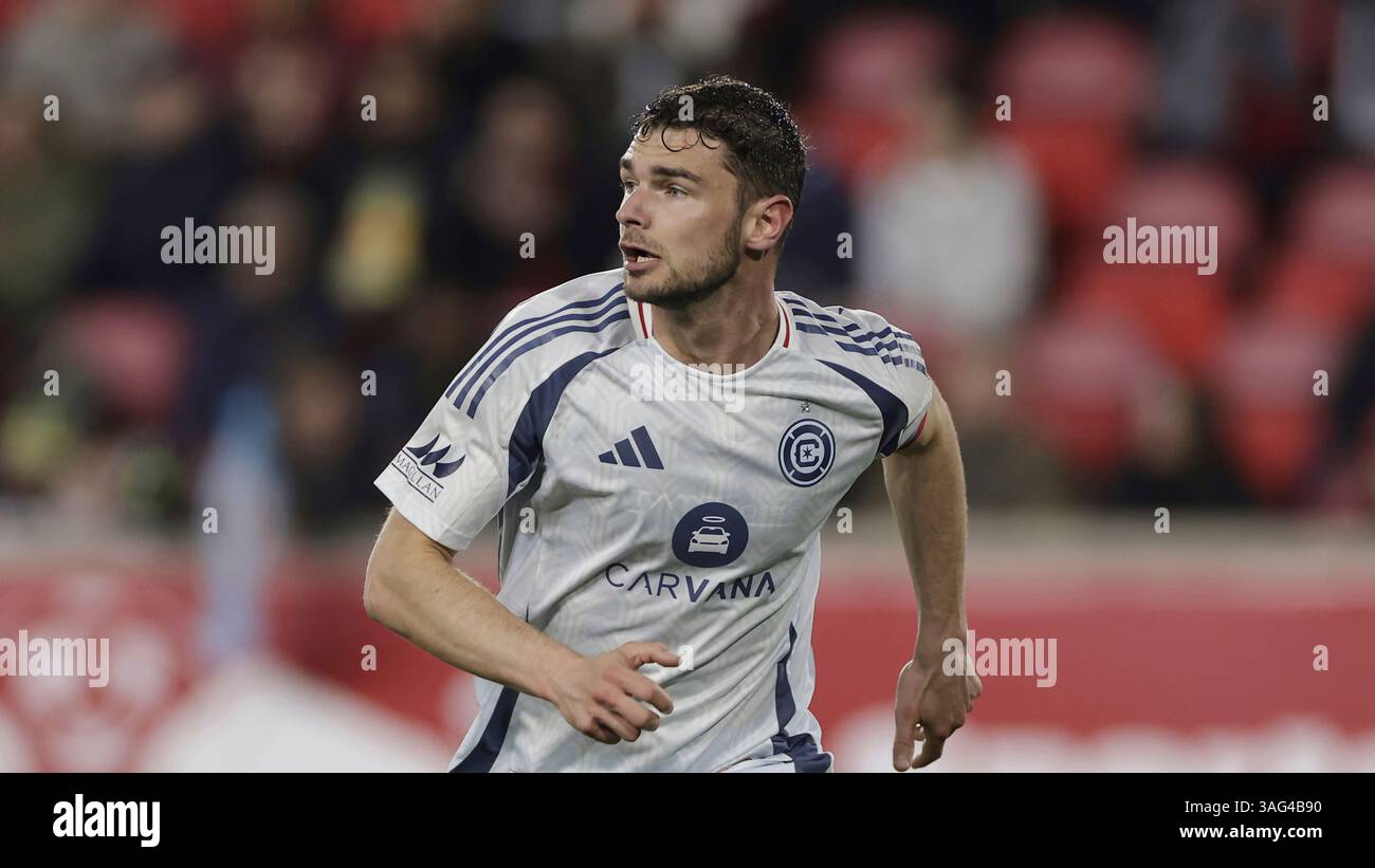 Chicago Fire forward Hugo Cuypers (9) during an MLS soccer match ...