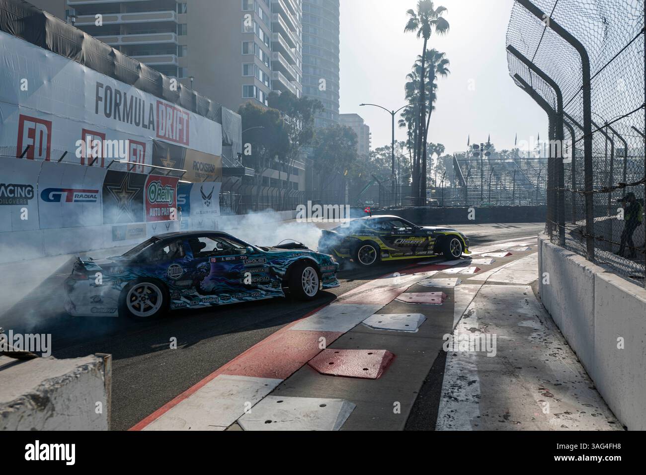 Long Beach, United States. 04th Apr, 2025. Alex Matta (L) and Simen ...