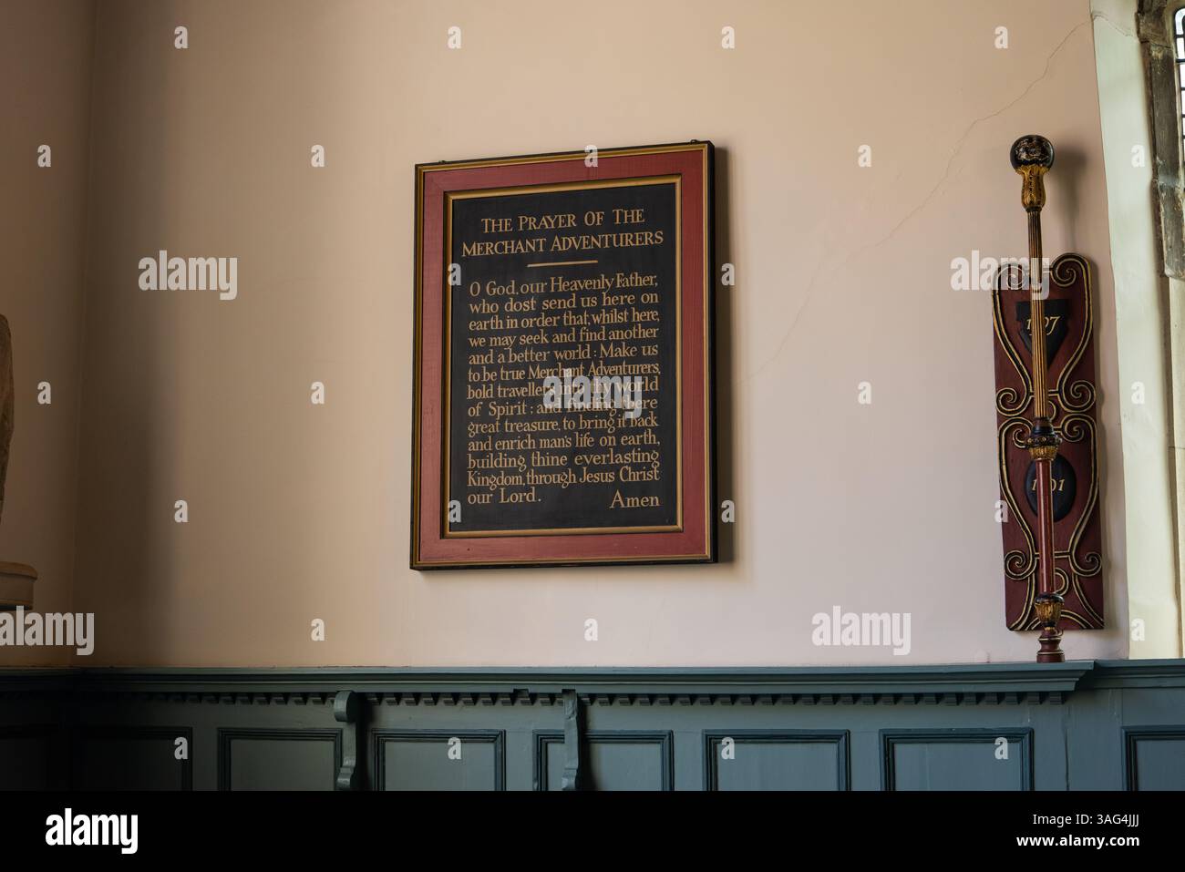 The Prayer of The Merchant Adventurers in The Chapel, The Undercroft of ...