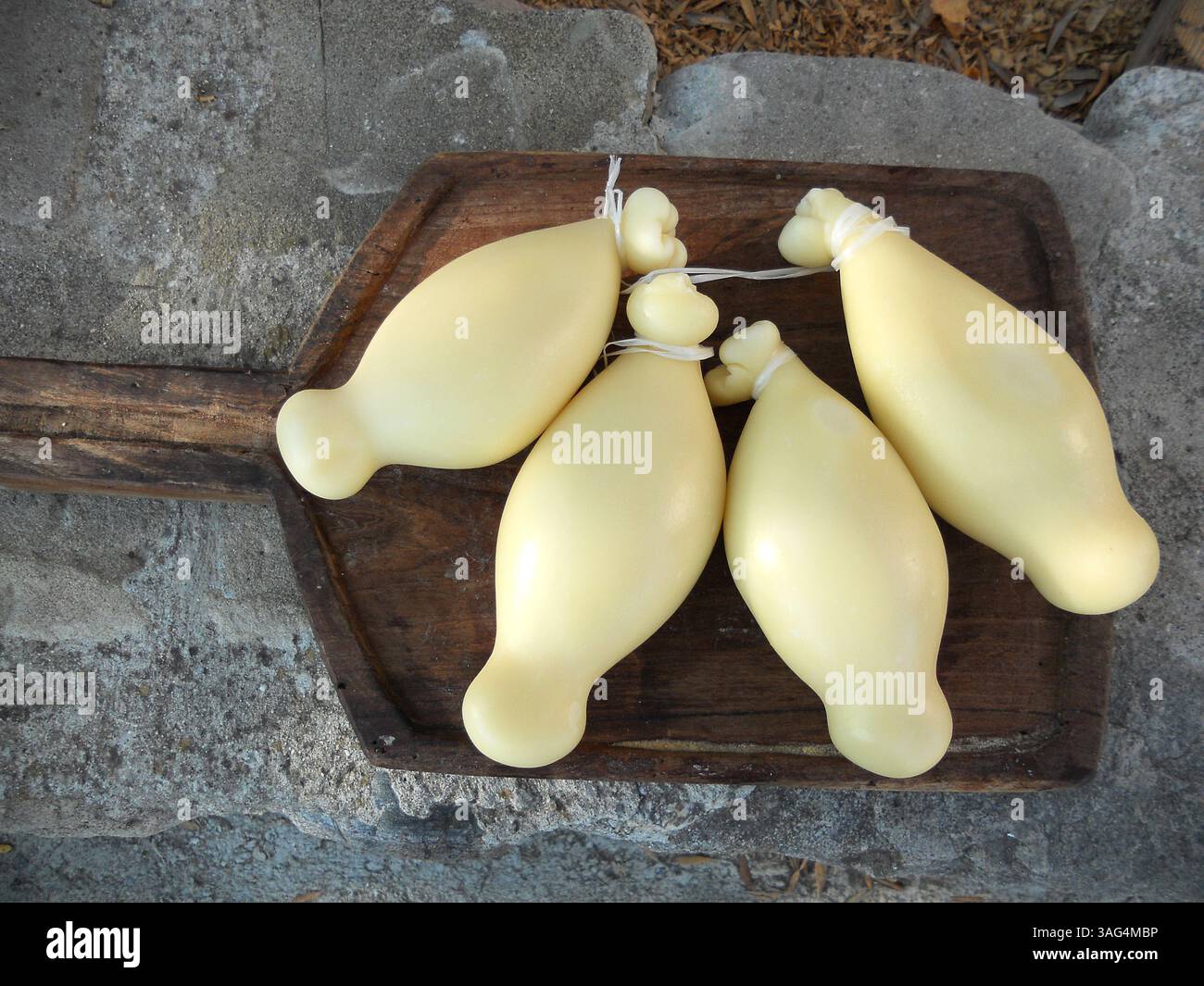 Italy Calabria Cheese "Caciocavallo" of Ciminà Stock Photo - Alamy
