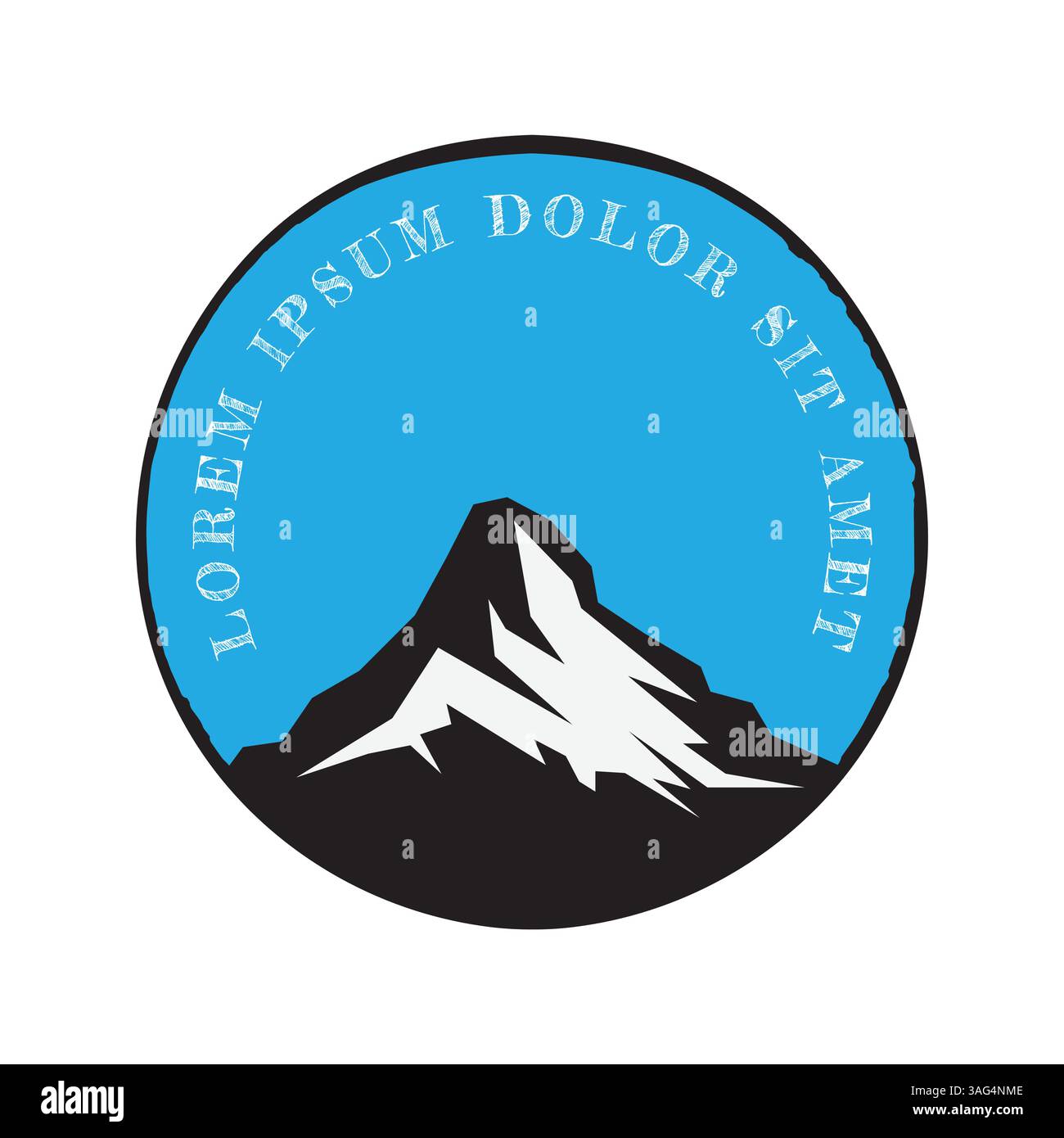 Rocky Ice Mountain Top Peak Summit for Expedition Outdoor Adventure ...