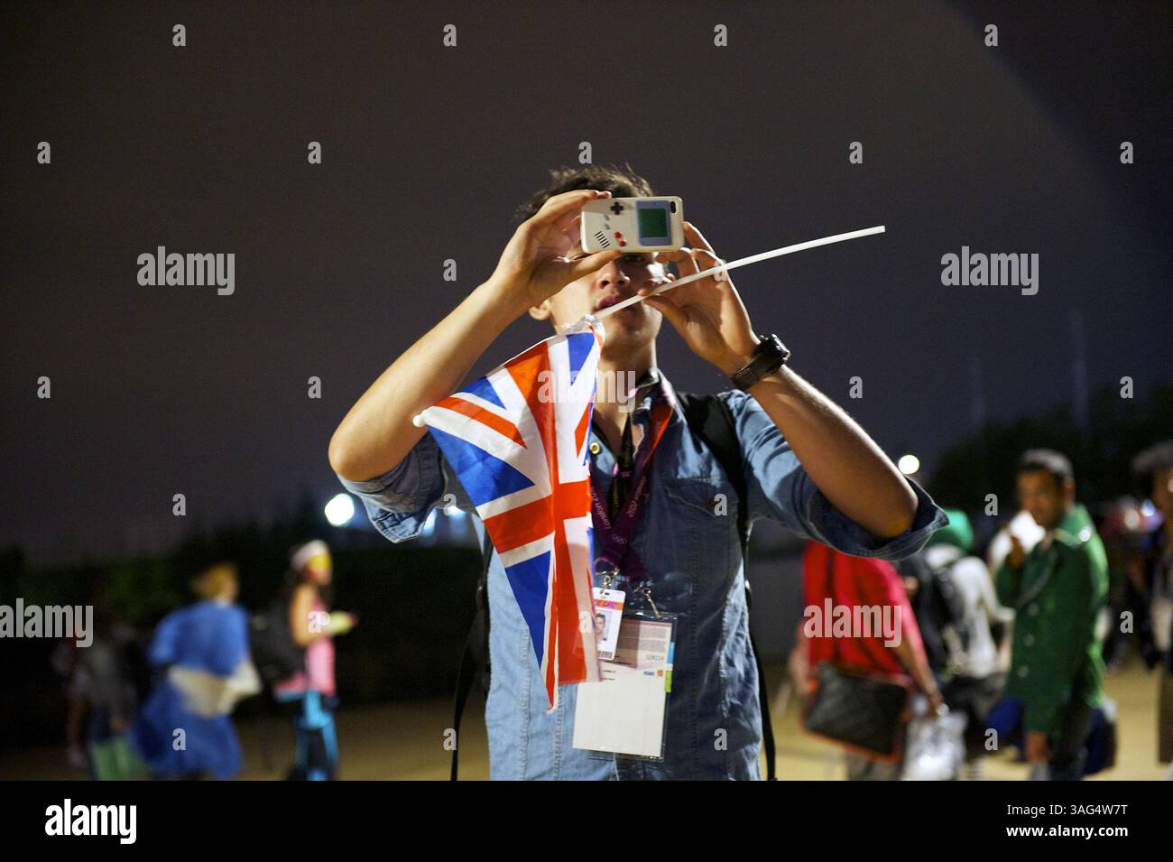July 27, 2012 - London, England, UK - A dancer who performed in the ...