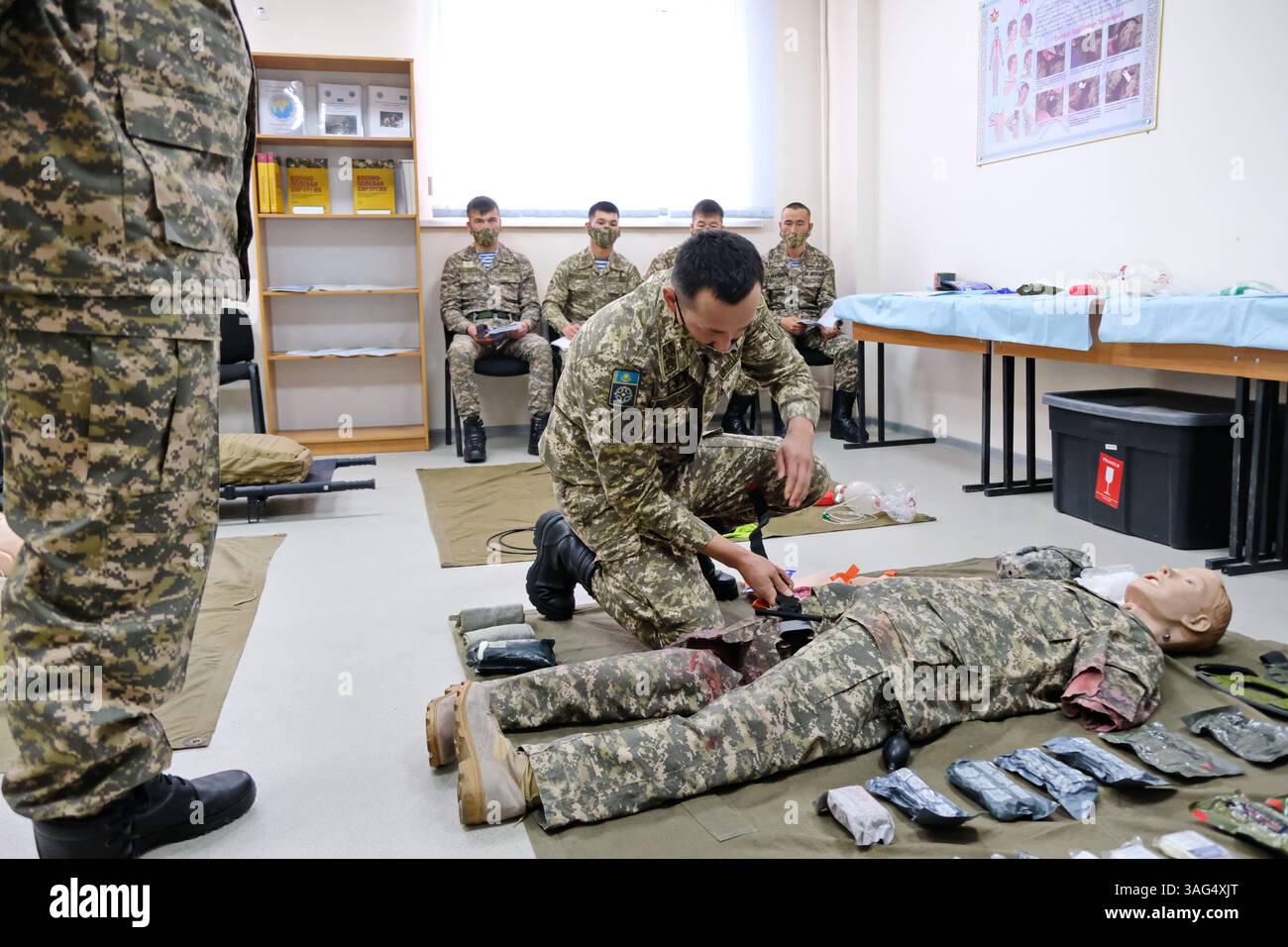 Training and special military exercises of the UN peacekeeping ...