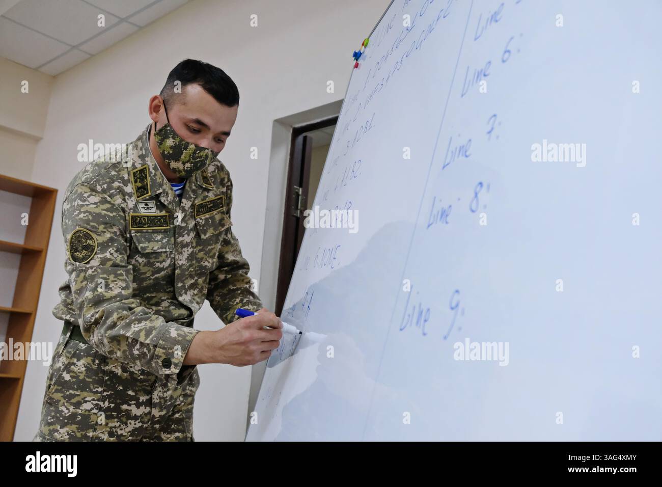 Training and special military exercises of the UN peacekeeping ...