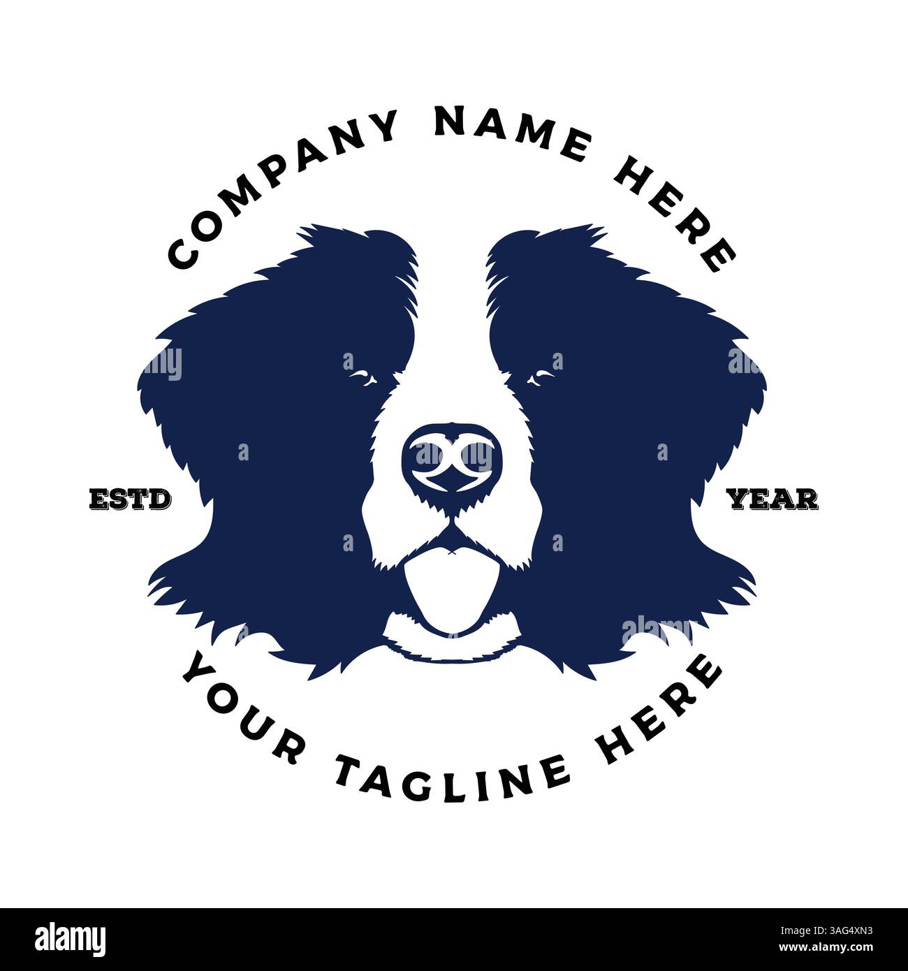 Rustic Vintage Bernese Mountain Dog Head Face for Pets Veterinarian ...