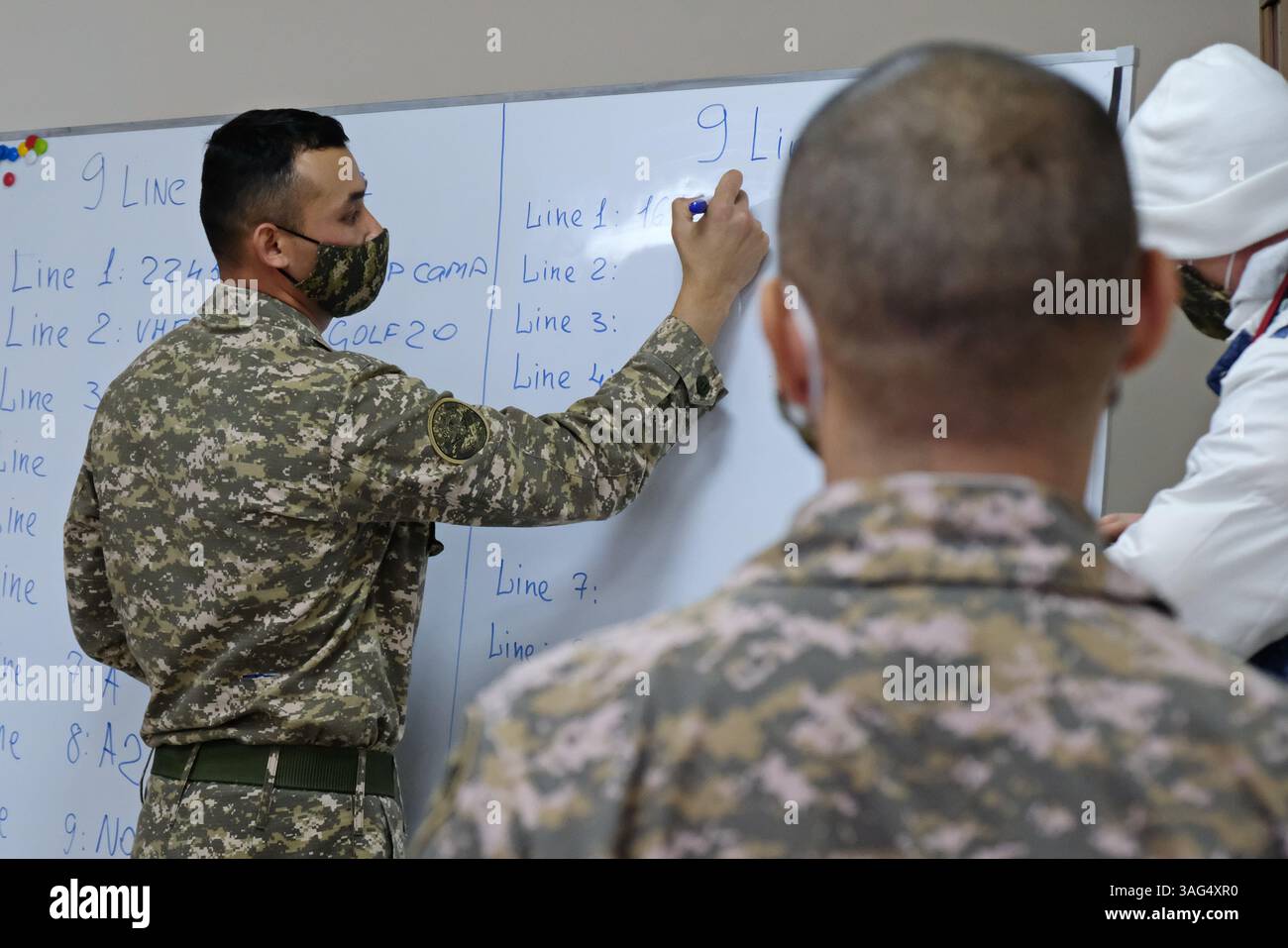 Training and special military exercises of the UN peacekeeping ...