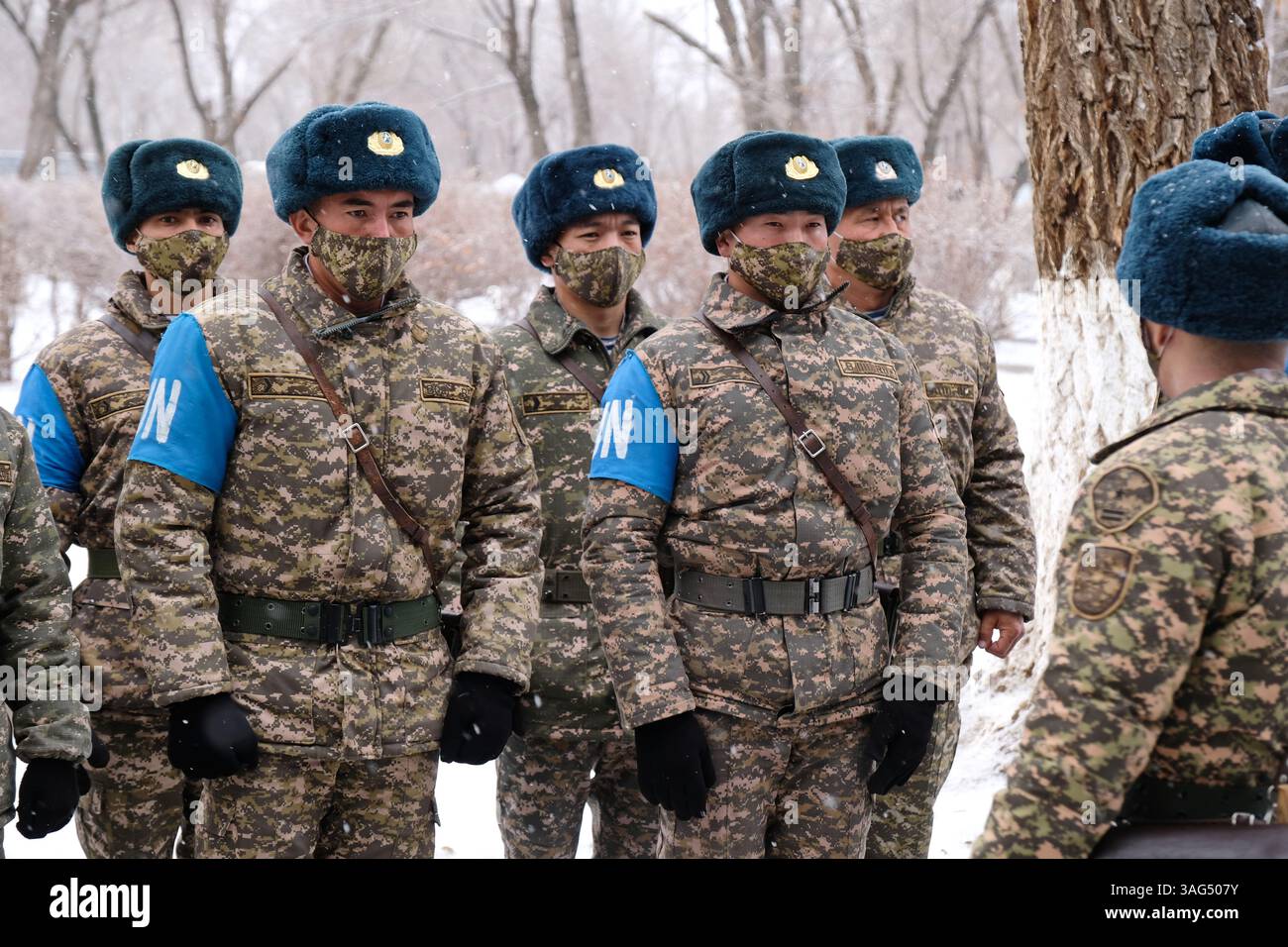 Training and special military exercises of the UN peacekeeping ...