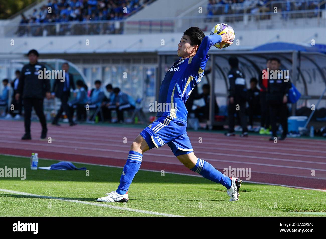 Tokyo, Japan. 6th Apr, 2025. FC Machida Zelvia's Kotaro Hayashi during the 2025 J1 League match ...