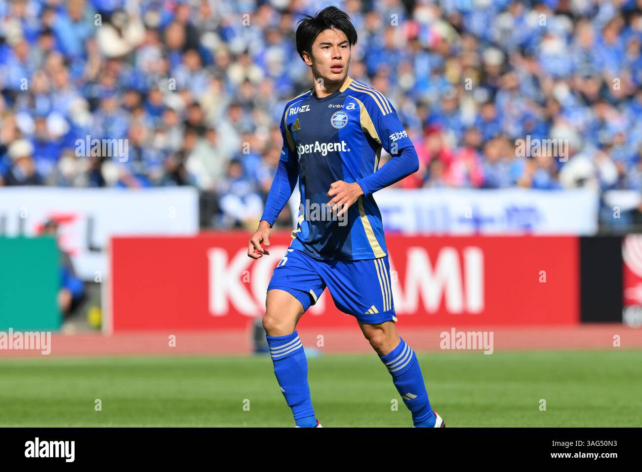 Tokyo, Japan. 6th Apr, 2025. FC Machida Zelvia's Kotaro Hayashi during the 2025 J1 League match ...