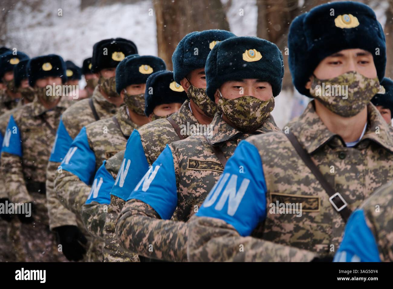 Training and special military exercises of the UN peacekeeping ...