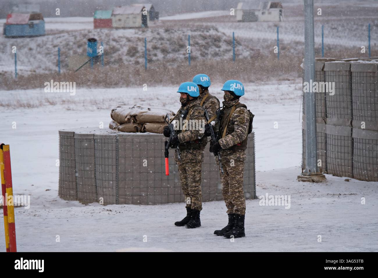 Training and special military exercises of the UN peacekeeping ...