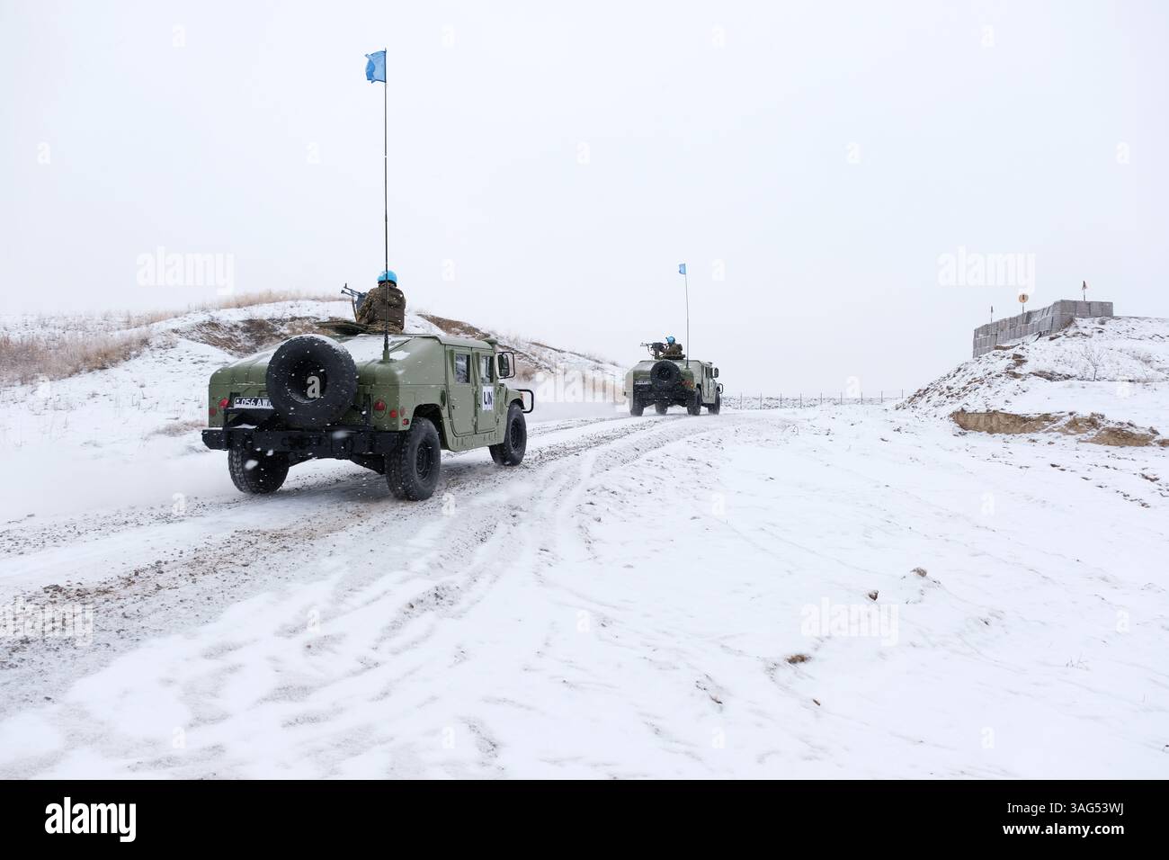 Training and special military exercises of the UN peacekeeping ...
