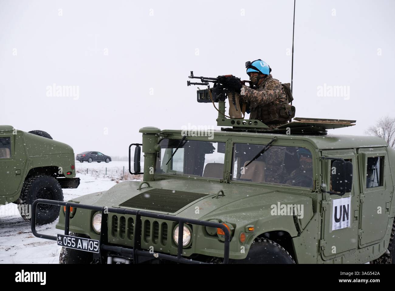 Training and special military exercises of the UN peacekeeping ...