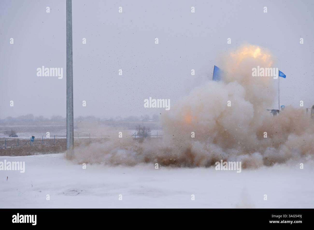 Training and special military exercises of the UN peacekeeping ...