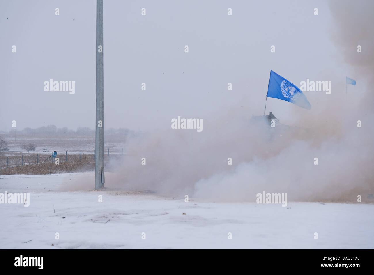 Training and special military exercises of the UN peacekeeping ...