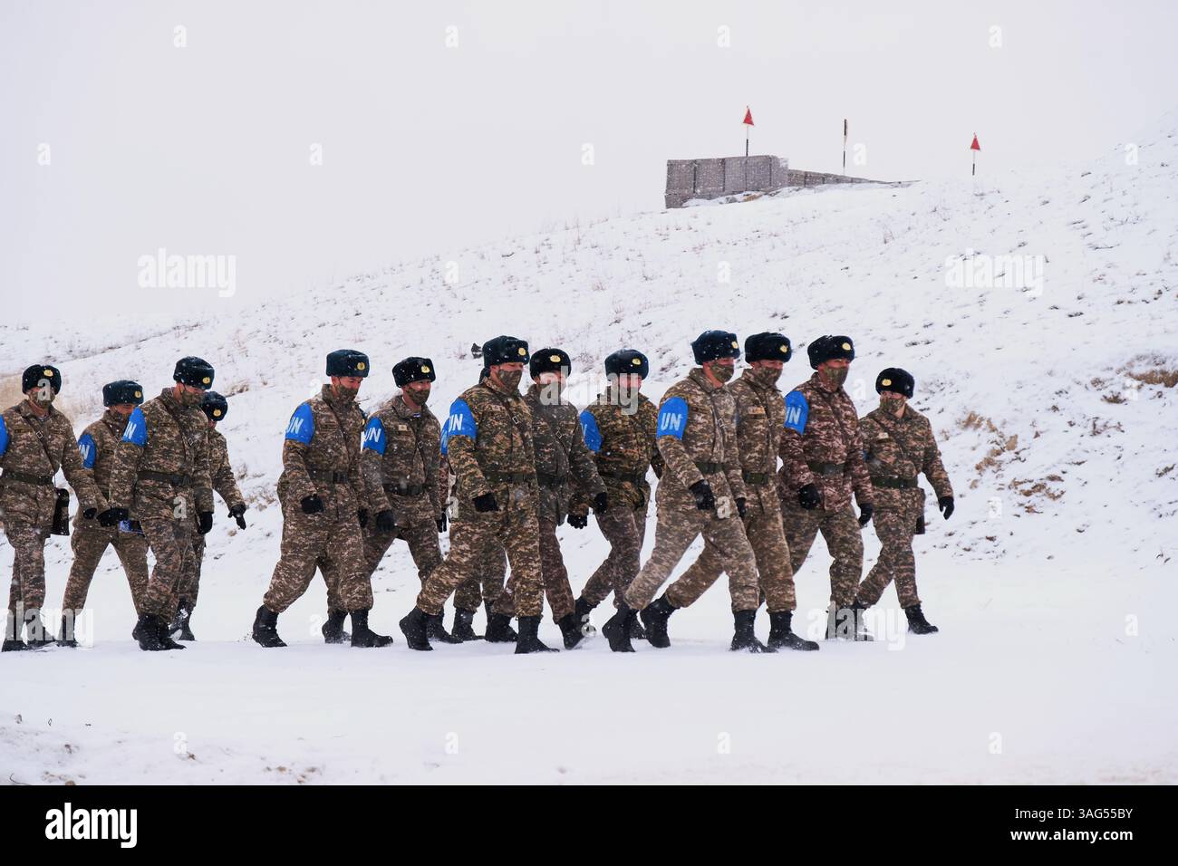 Training and special military exercises of the UN peacekeeping ...