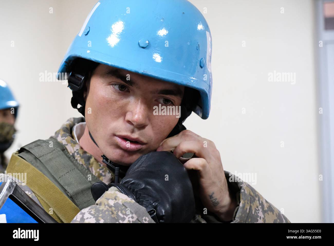 Training and special military exercises of the UN peacekeeping ...