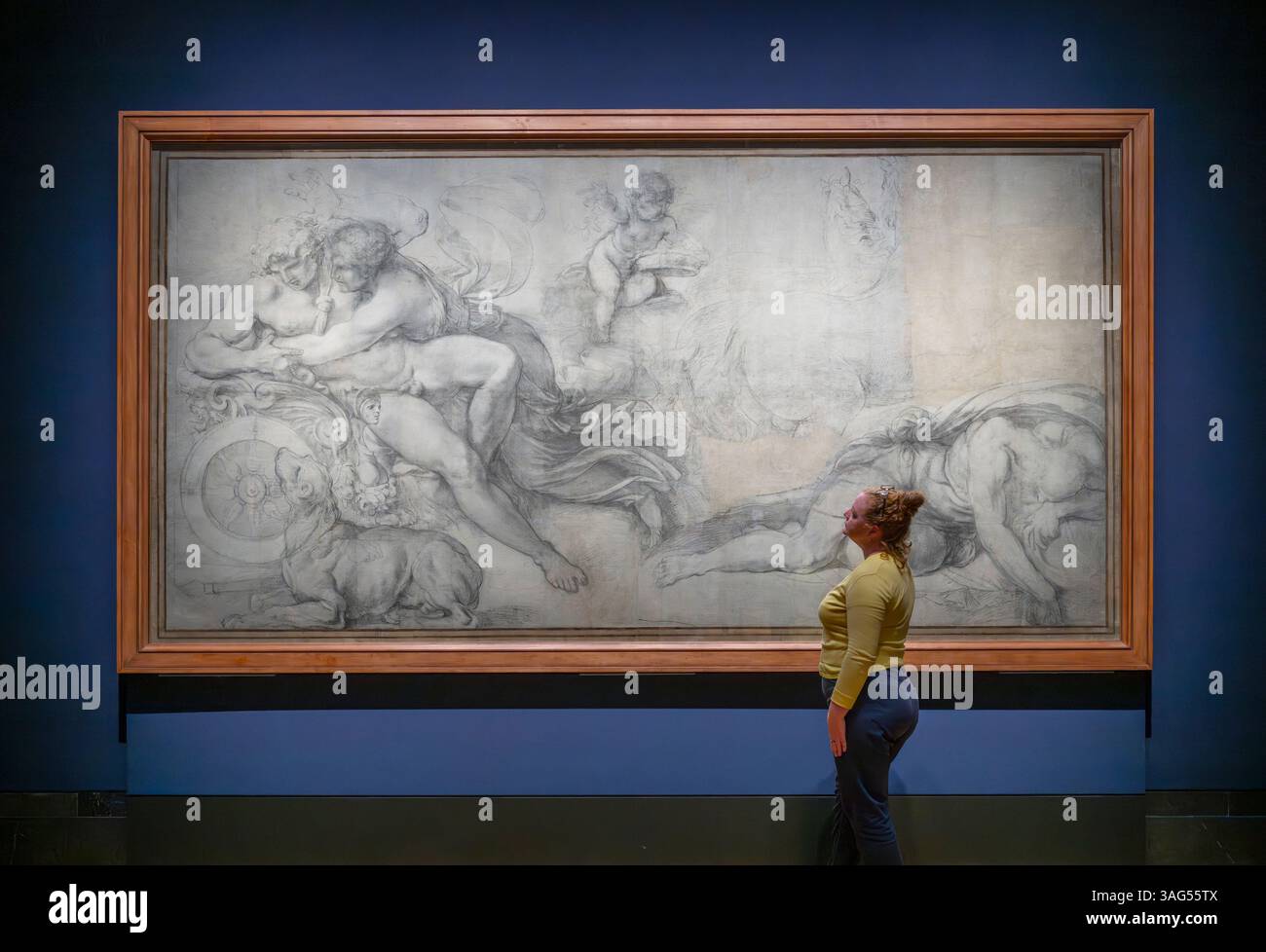 The National Gallery, London, UK. 8th Apr, 2025. The Carracci Cartoons ...