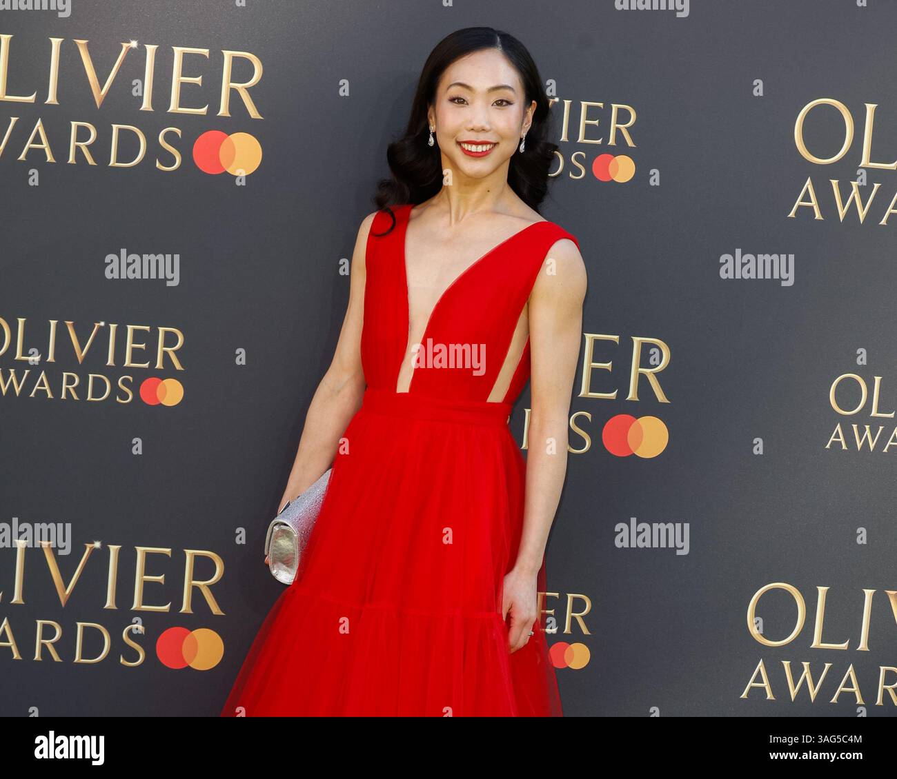 London, UK. 06th Apr, 2025. Sarah Chun attends the Olivier Awards 2025 ...