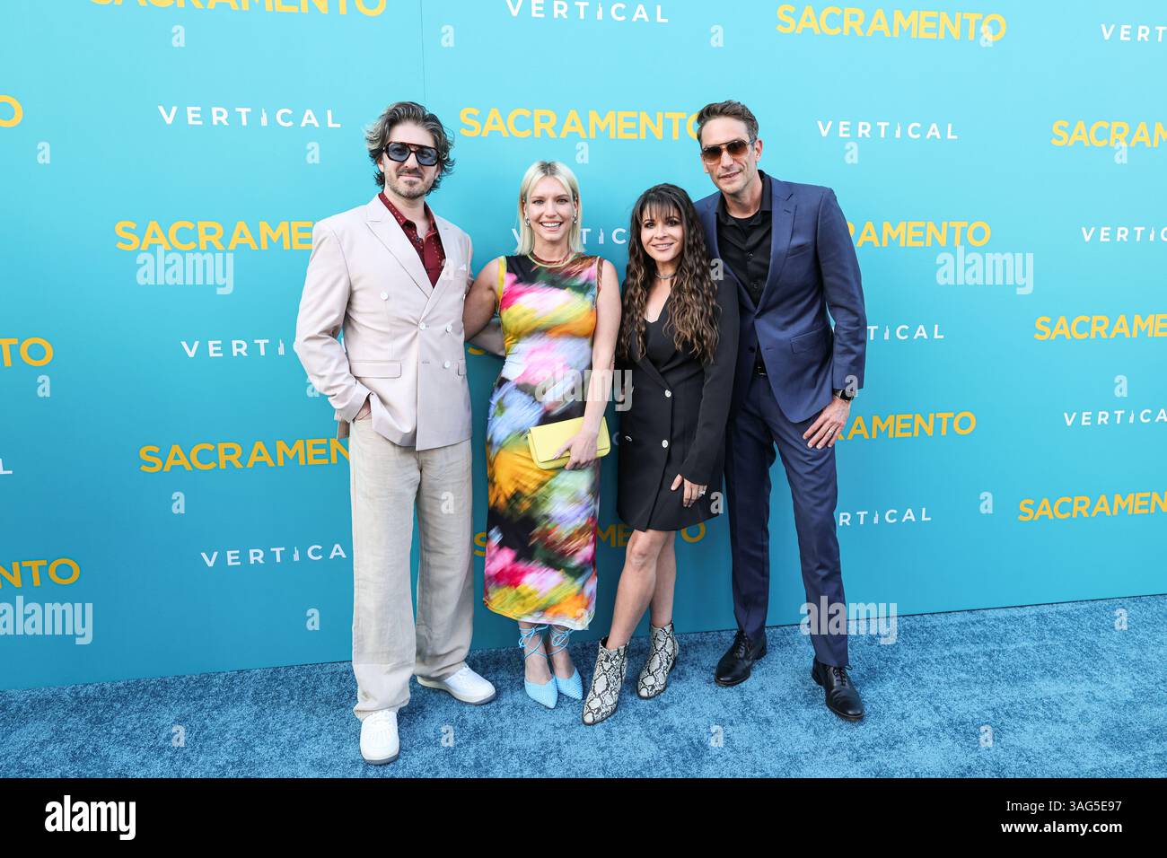 LOS ANGELES, CALIFORNIA, USA - APRIL 07: Eric B. Fleischman (L) and ...
