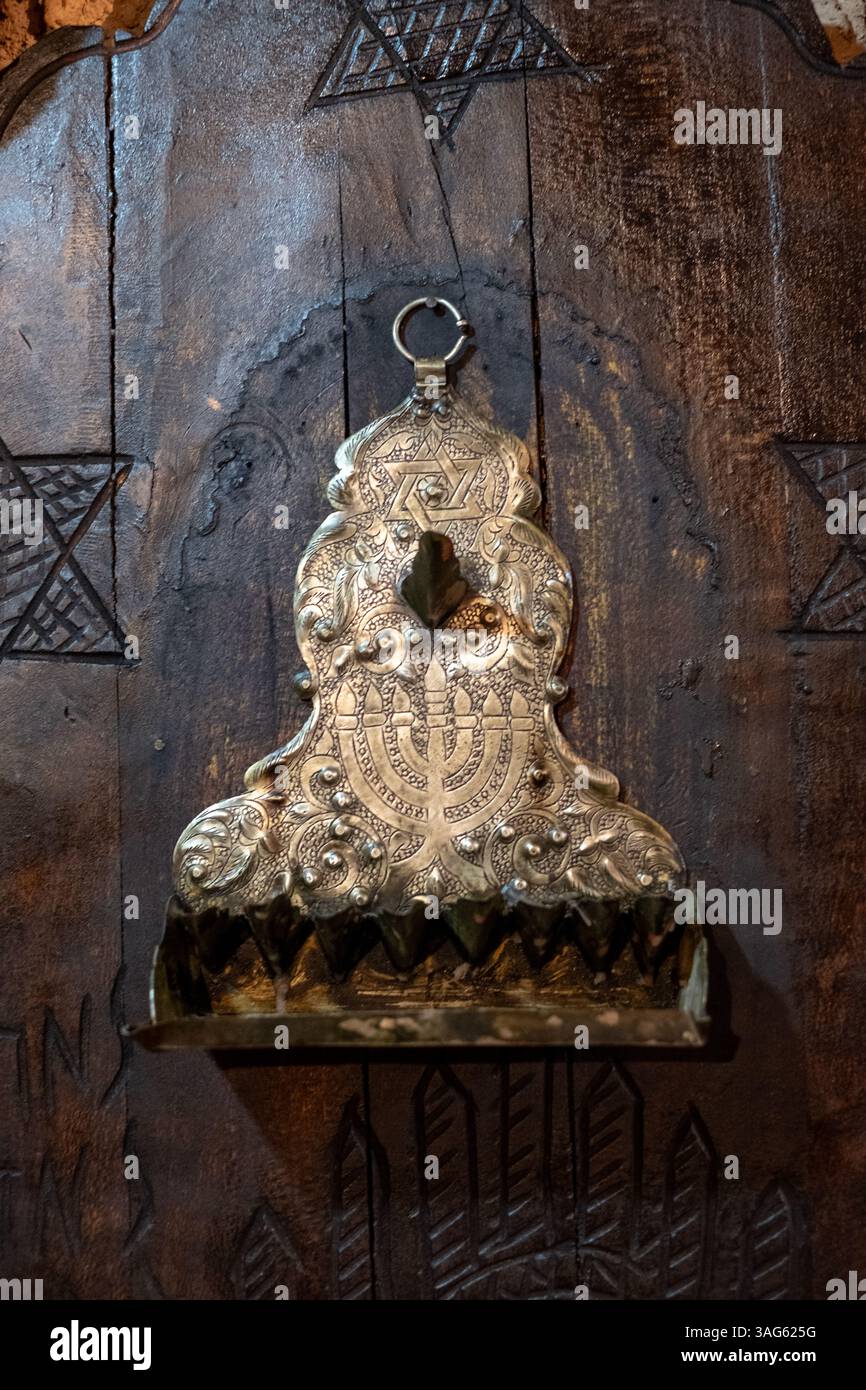 Jewish synagogue in Ouarzazate, Morocco, historic trading outpost at ...