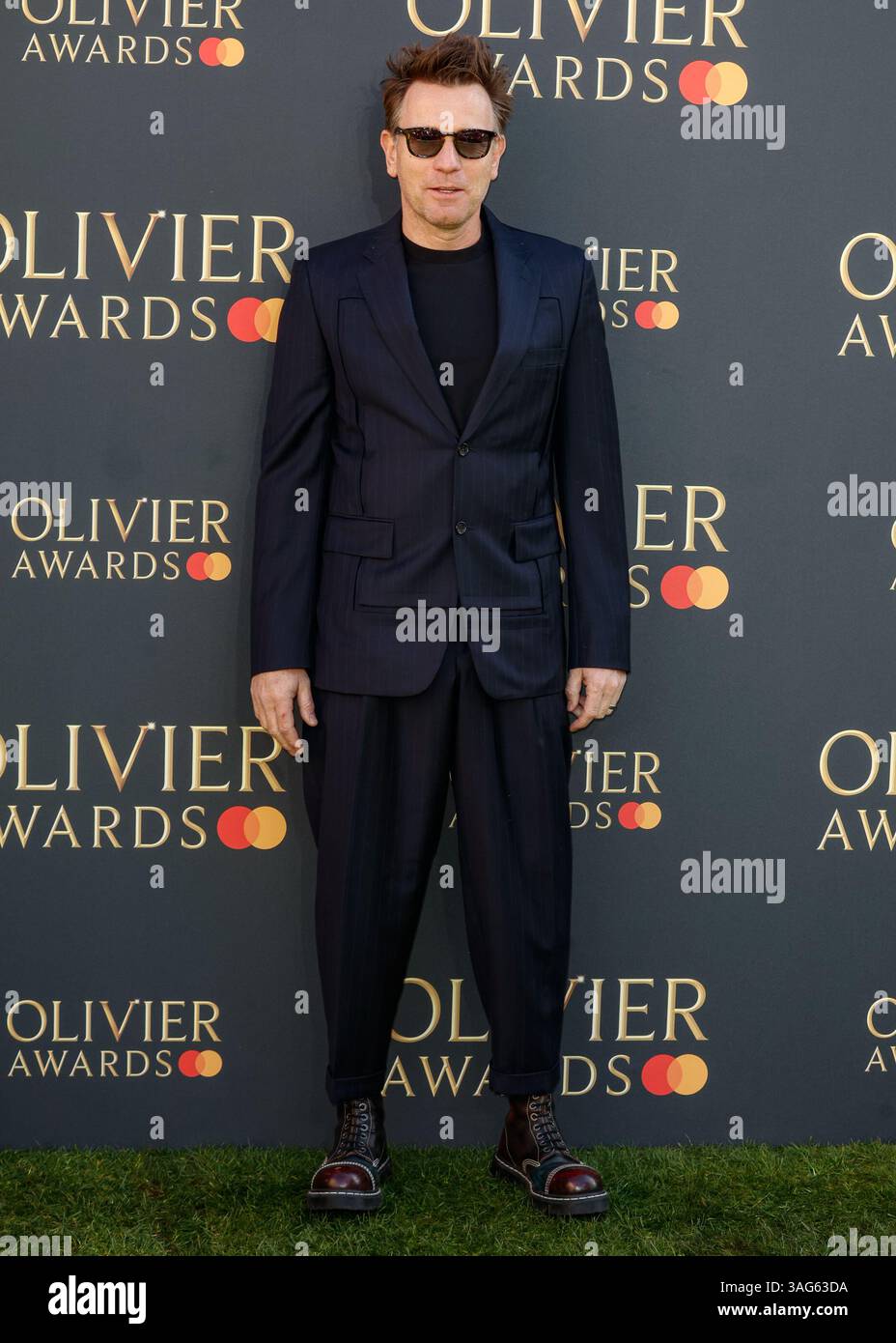 London, UK. 06th Apr, 2025. Ewan McGregor attends the Olivier Awards ...