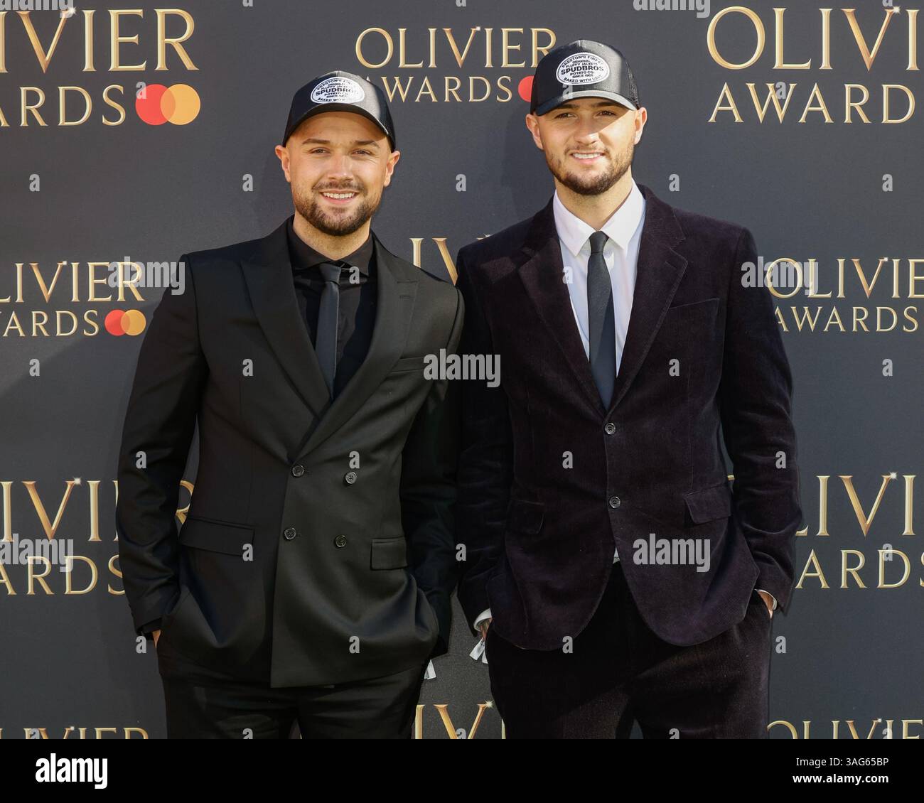 London, UK. 06th Apr, 2025. Jacob Nelson and Harley Nelson AKA The Spud ...