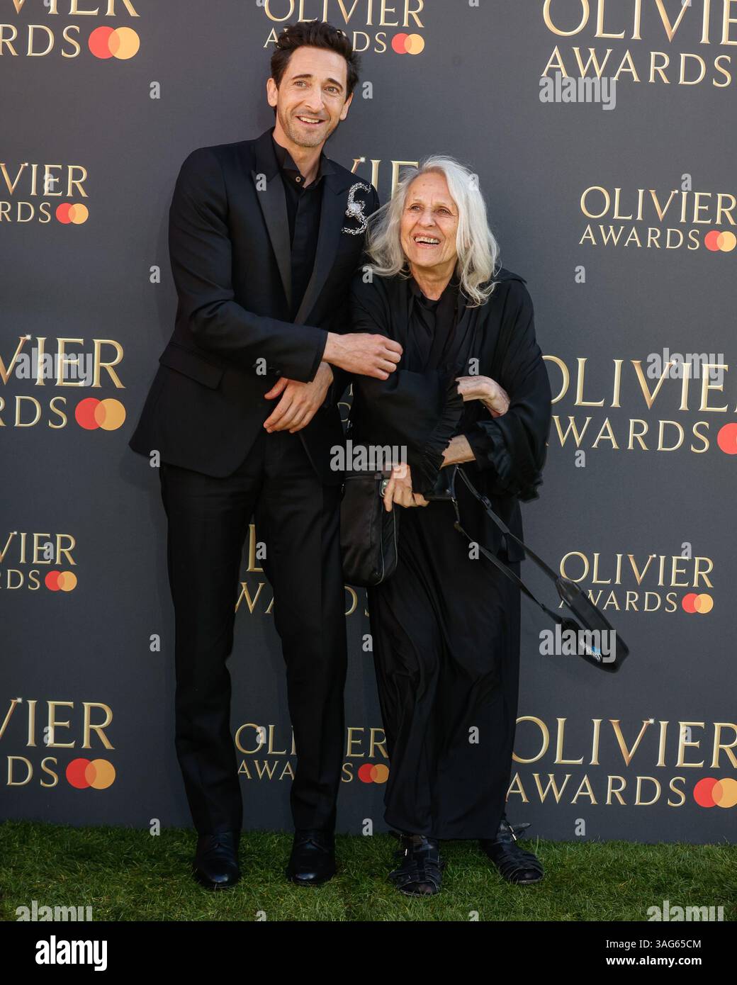London, UK. 06th Apr, 2025. Adrien Brody and Sylvia Plachy attend the ...