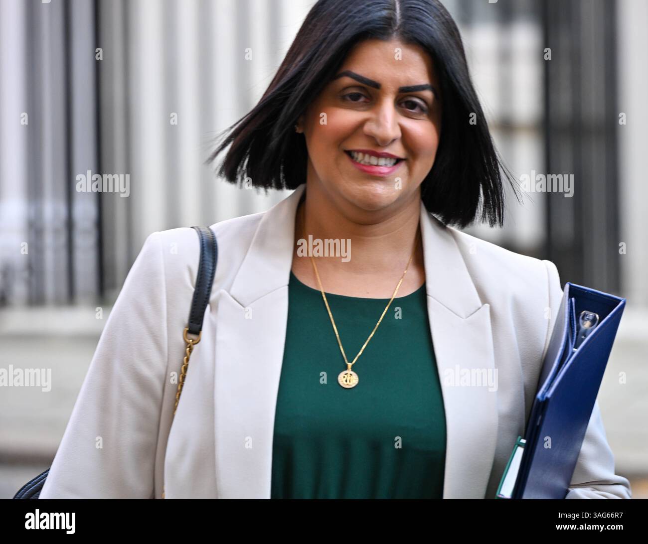 London, UK. 08th Apr, 2025. Shabana Mahmood, Justice Secretary, at a ...