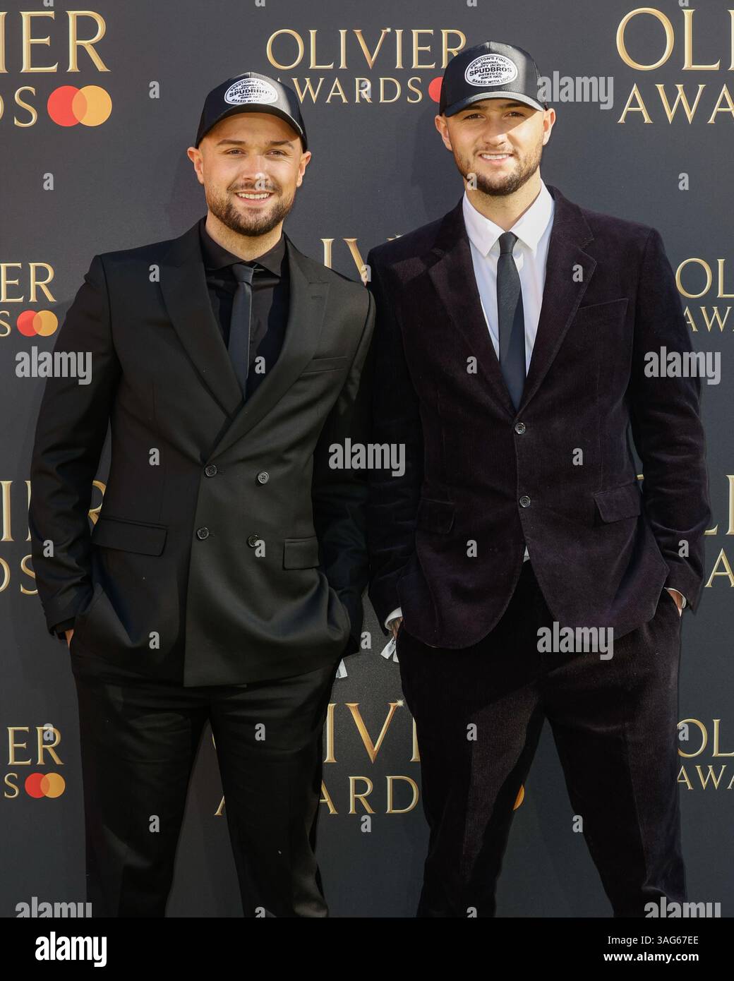 London, UK. 06th Apr, 2025. Jacob Nelson and Harley Nelson AKA The Spud ...