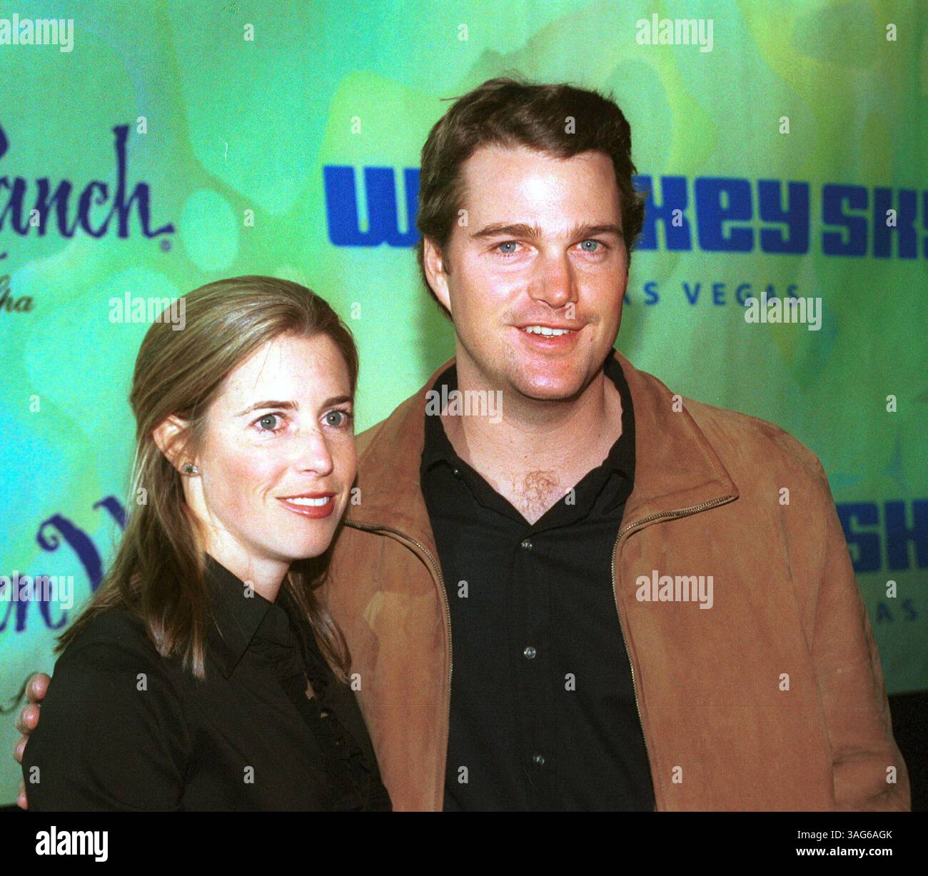 Dec 18, 2001; Las Vegas, NV, USA; Actor CHRIS O'DONNELL & wife CAROLINE ...