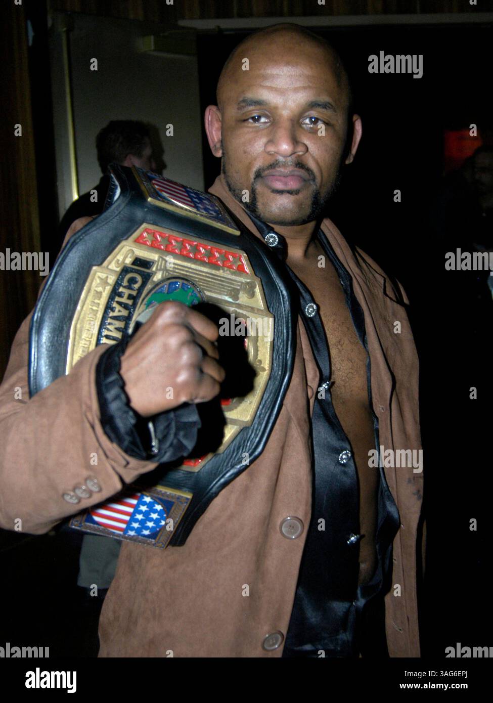 Feb 16, 2005; Las Vegas, NV, USA; Fighter SHONIE CARTER at the launch ...