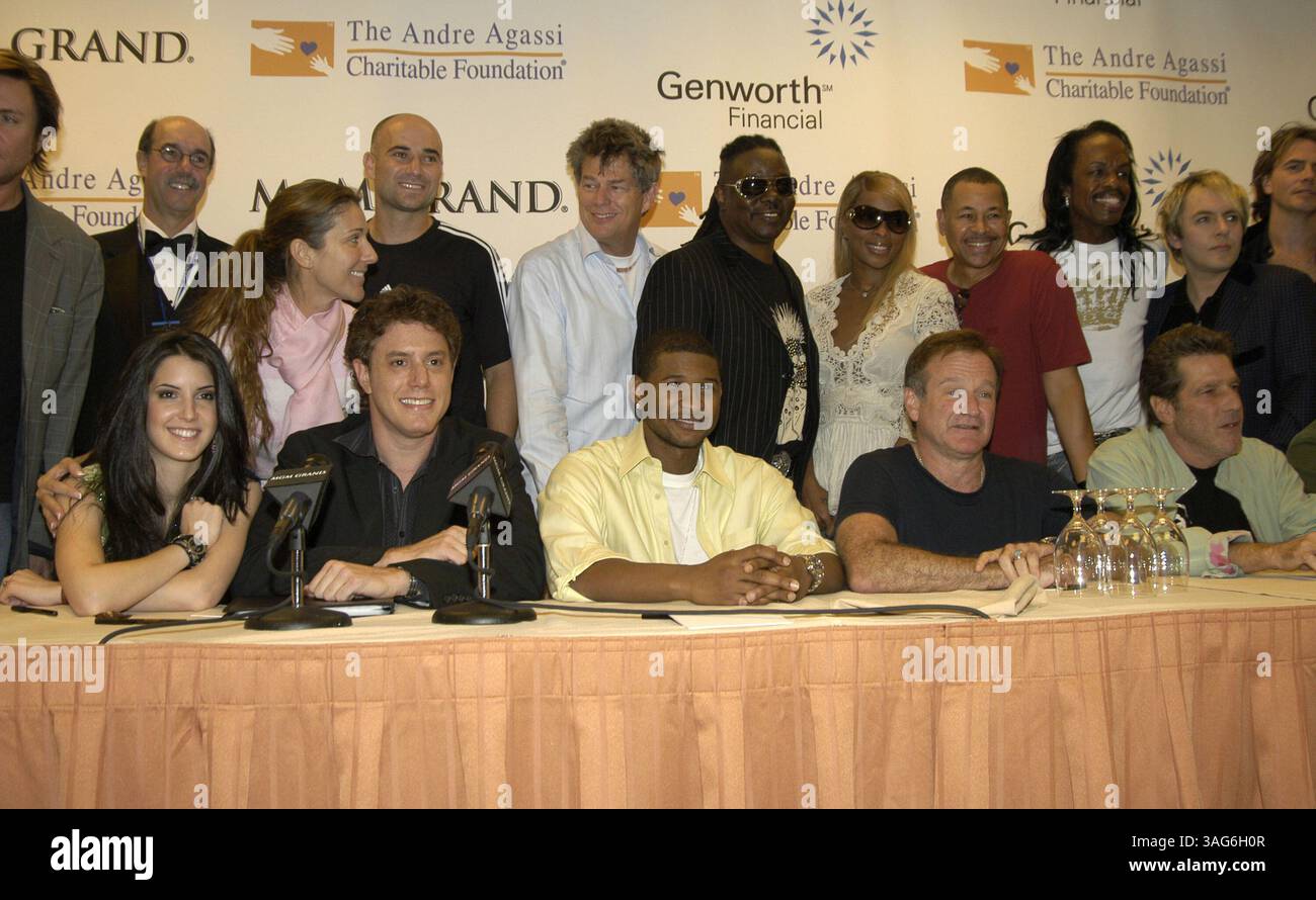 Oct 01, 2005; Las Vegas, NV, USA; Celebrities at the Andre Agassi Grand ...