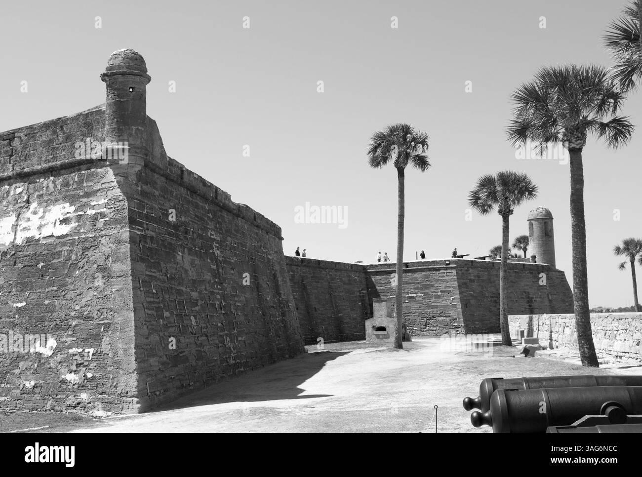 Castillo de San Marcos historic fortress in St. Augustine, Florida, USA ...